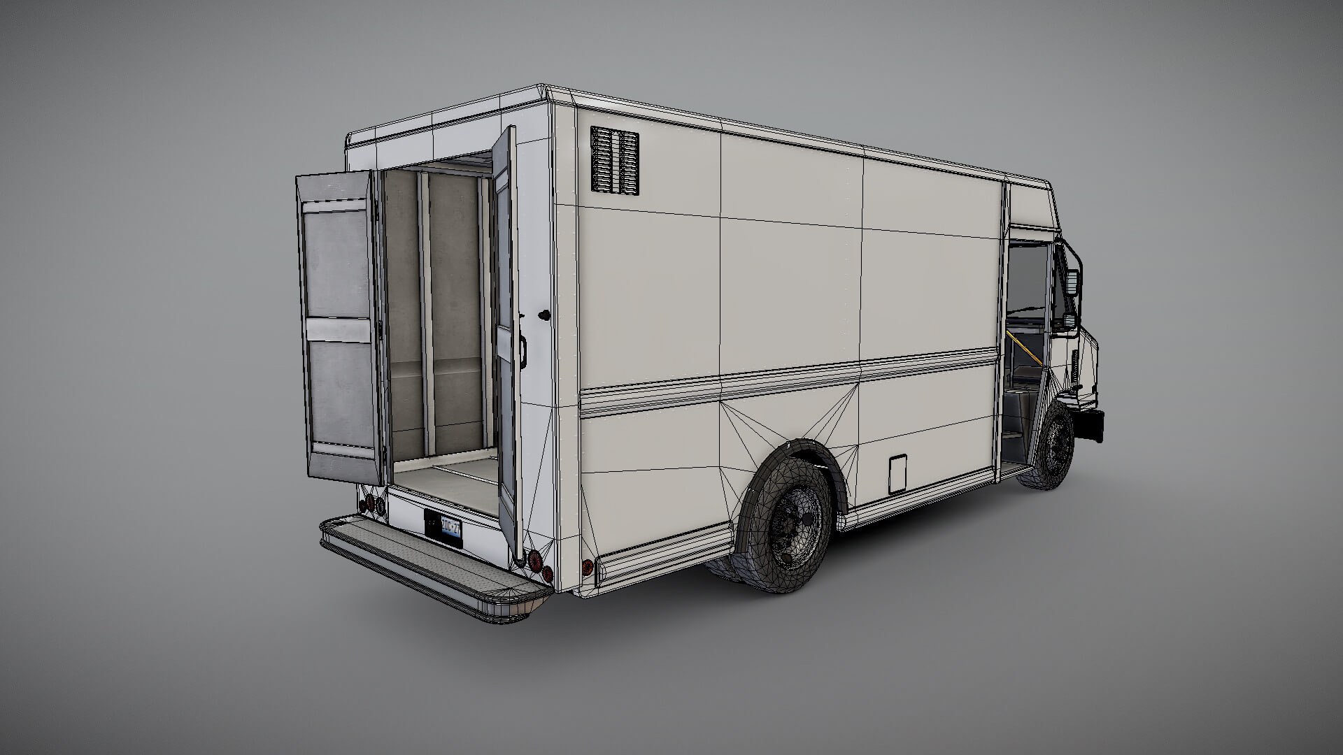 Freightliner MT45 Step Van - 3D Model by Veaceslav Condraciuc