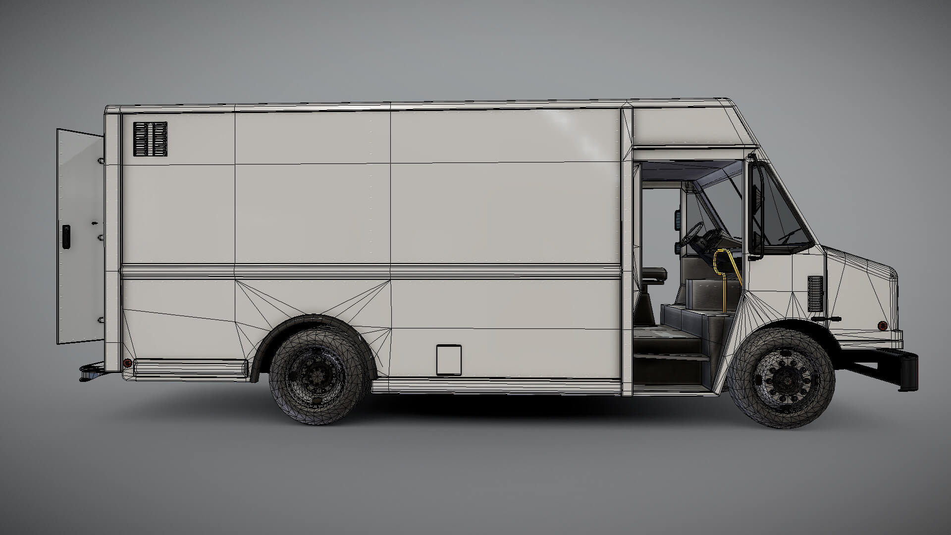 Freightliner MT45 Step Van - 3D Model by Veaceslav Condraciuc