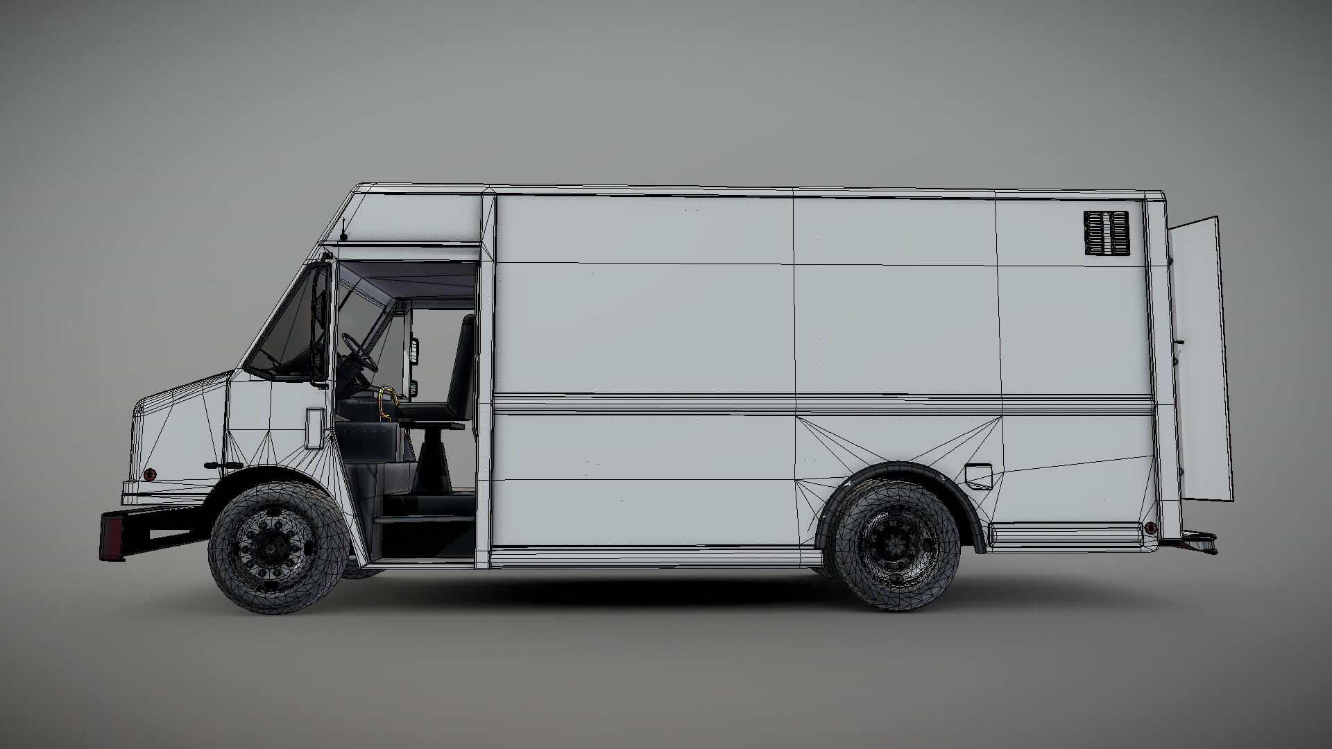 Freightliner MT45 Step Van - 3D Model by Veaceslav Condraciuc