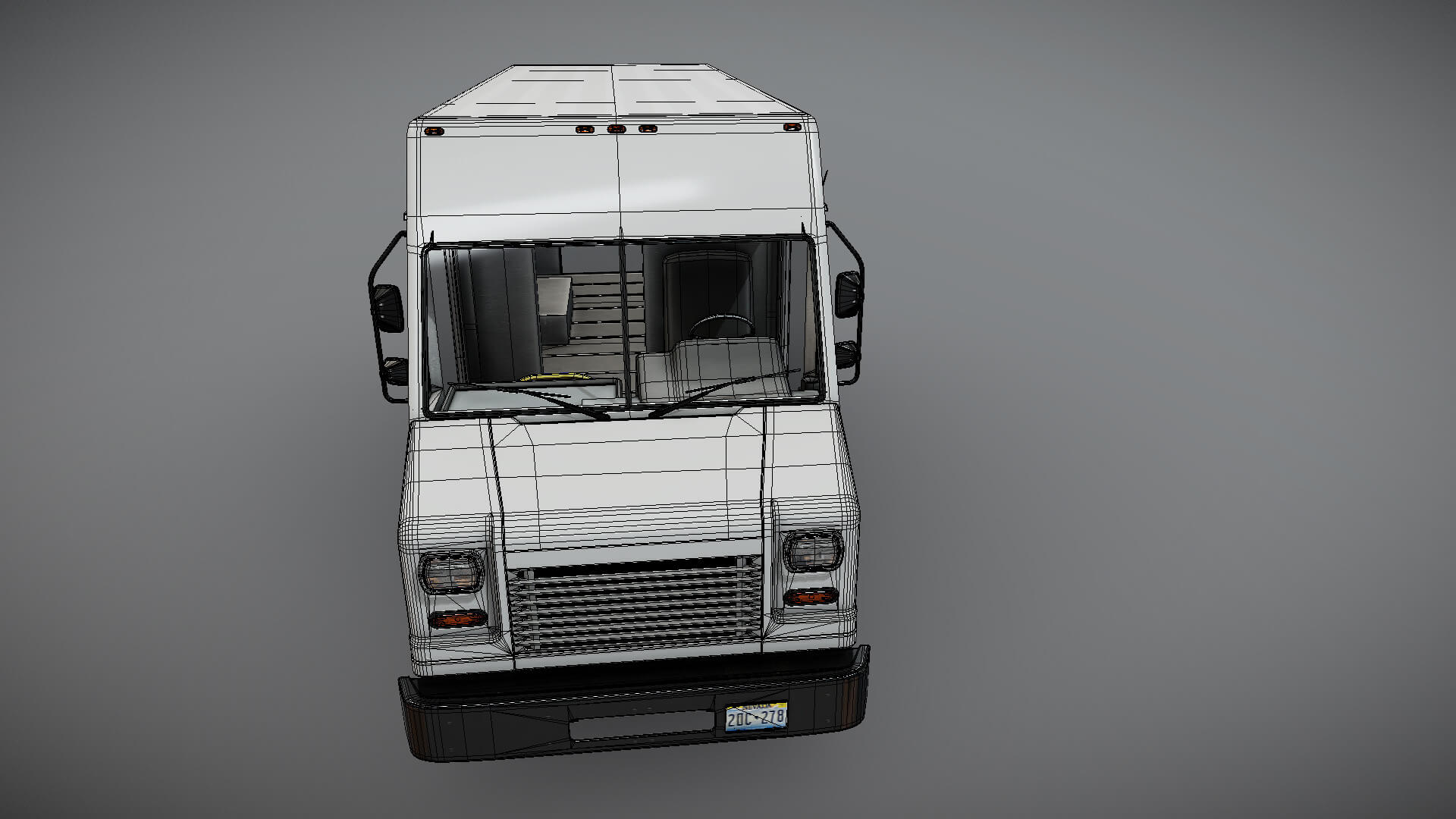 Freightliner MT45 Step Van - 3D Model by Veaceslav Condraciuc