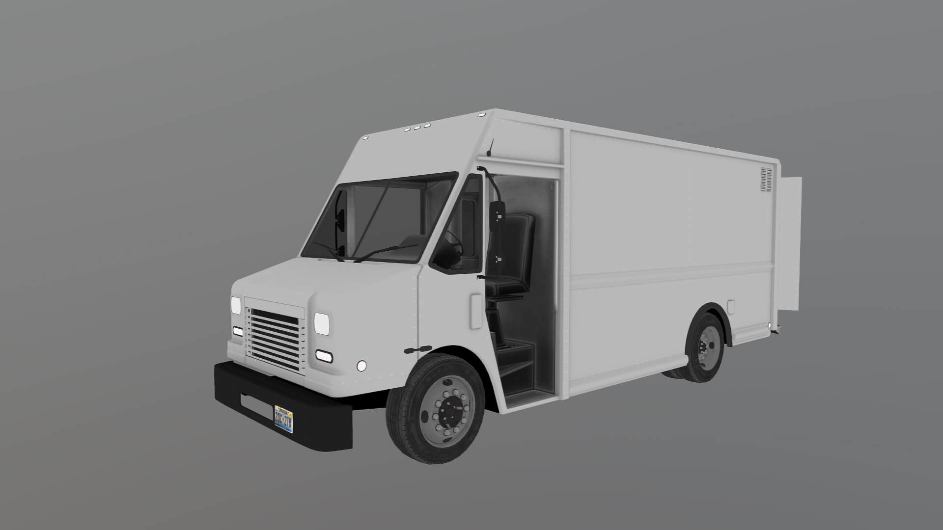 Freightliner MT45 Step Van - 3D Model by Veaceslav Condraciuc