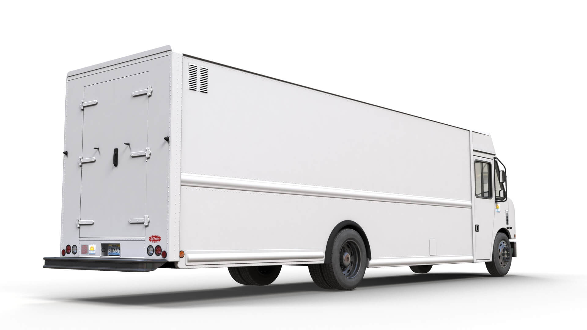 Freightliner MT55 Box Van - 3D Model by Veaceslav Condraciuc