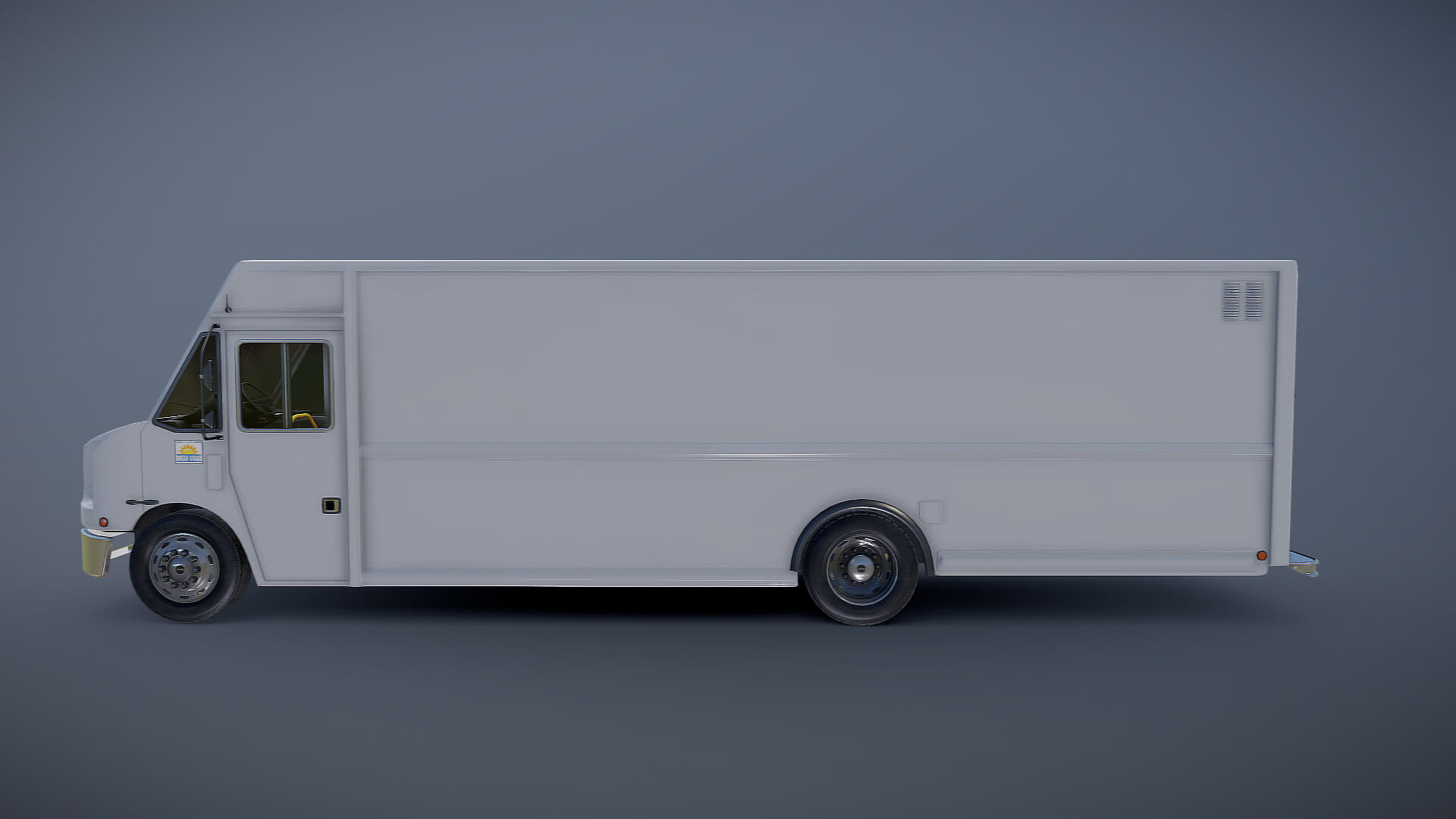 Freightliner MT55 Box Van - 3D Model by Veaceslav Condraciuc
