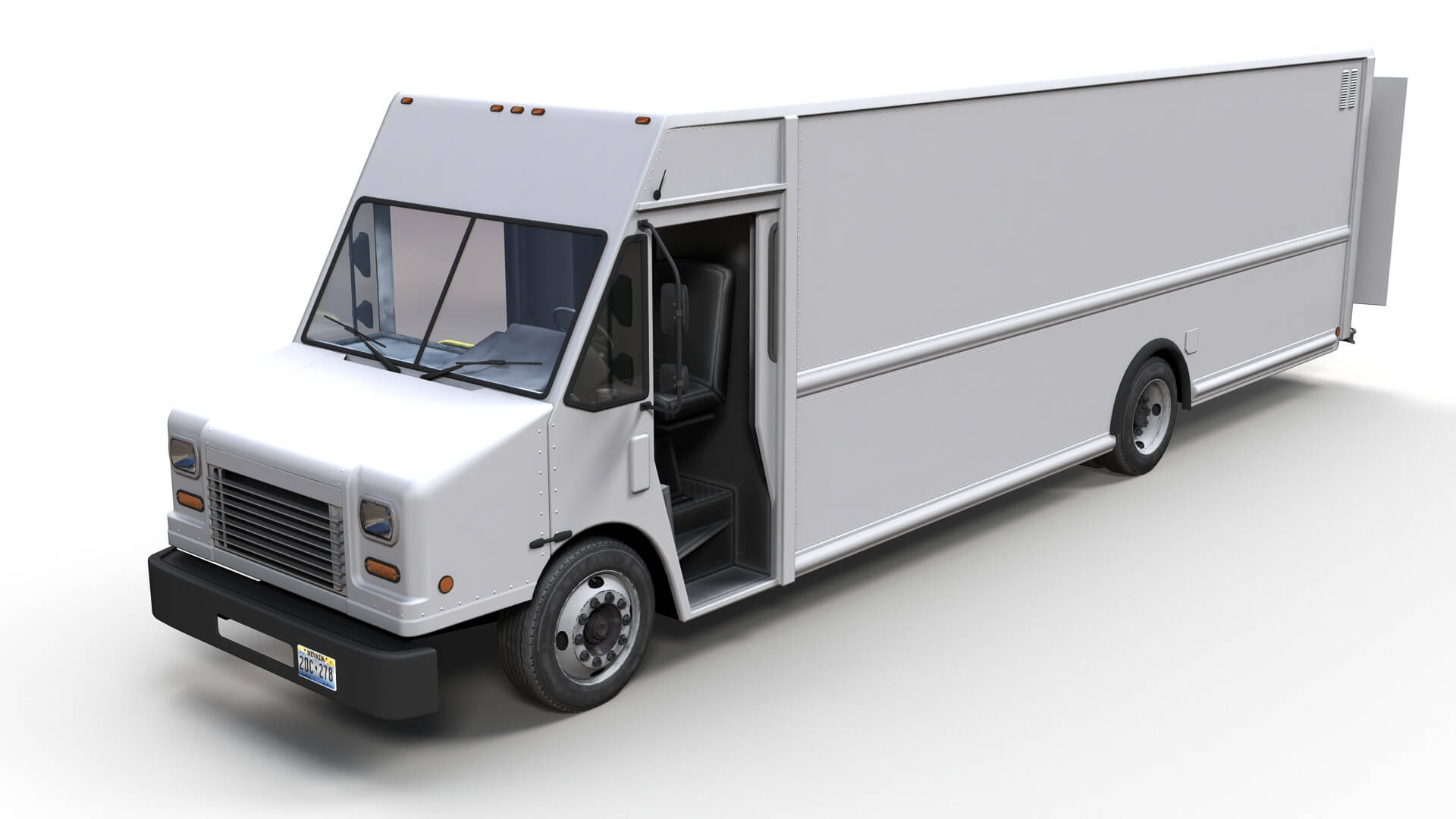 Freightliner P1200 Step Van - 3D Model by Veaceslav Condraciuc