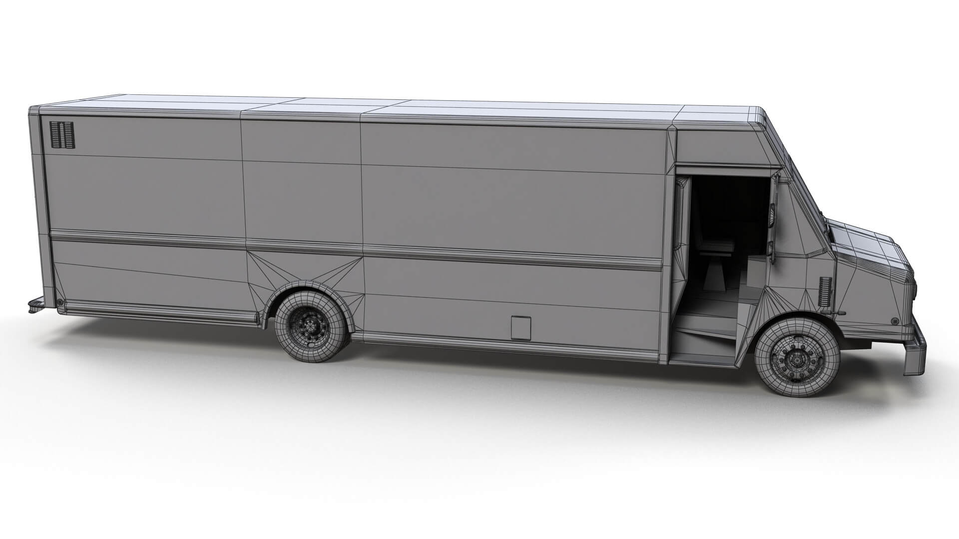 Freightliner P1200 Step Van - 3D Model by Veaceslav Condraciuc