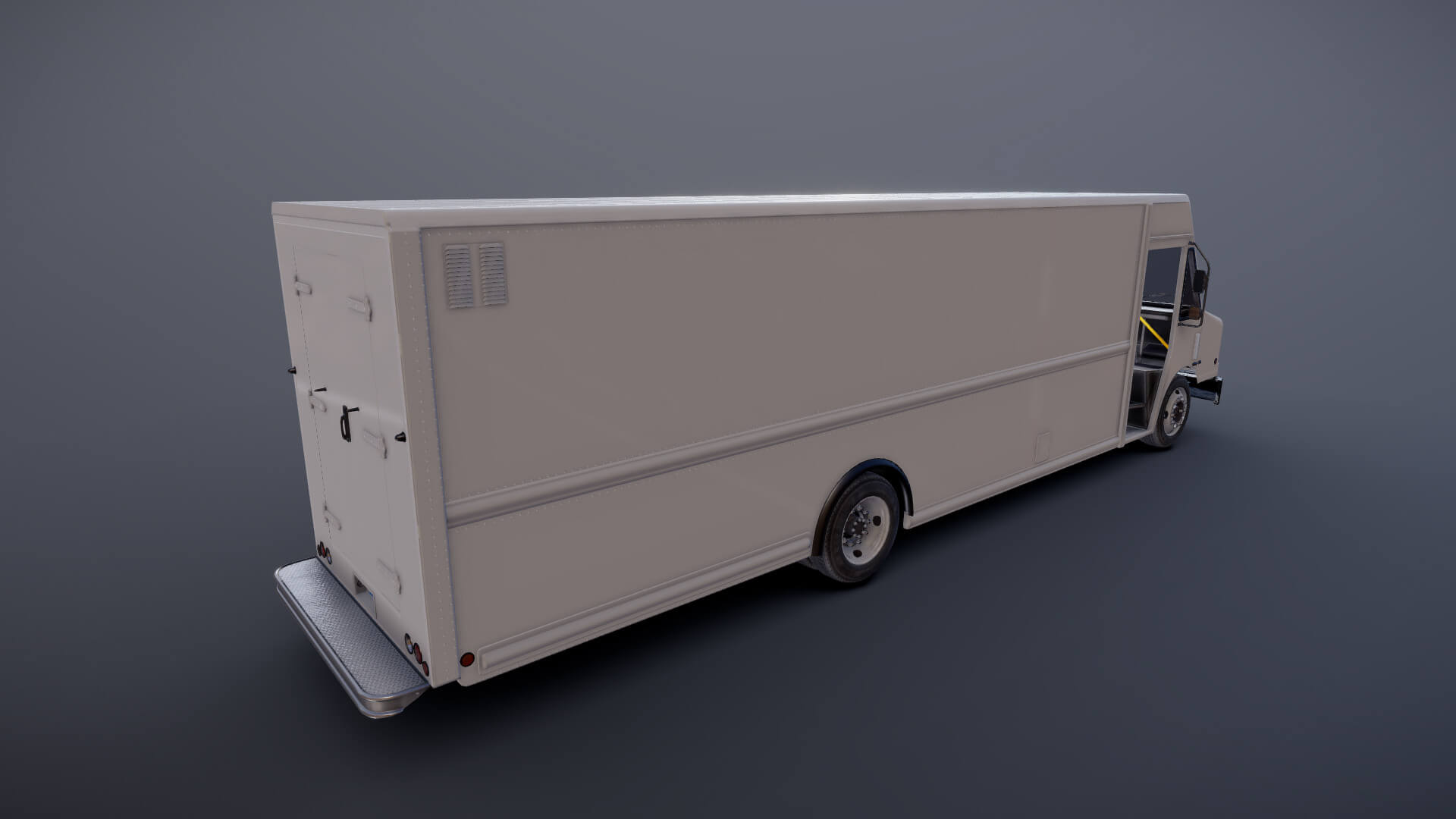 Freightliner P1200 Step Van - 3D Model by Veaceslav Condraciuc