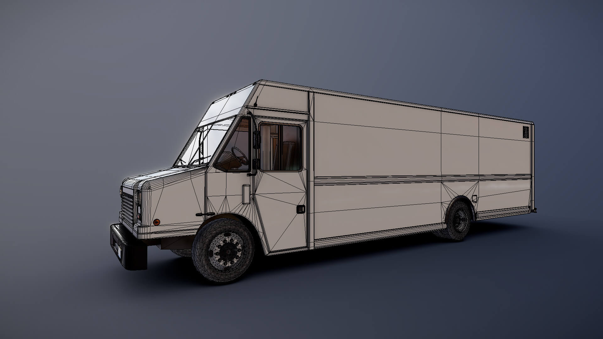 Freightliner P1200 Step Van - 3D Model by Veaceslav Condraciuc