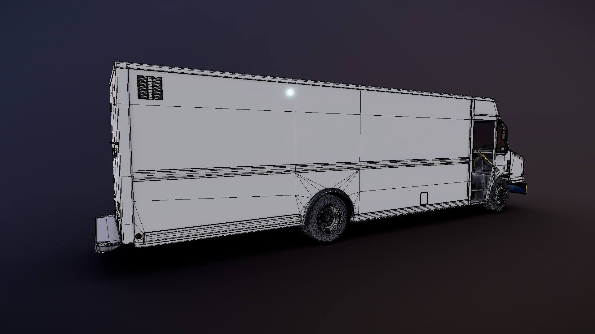 Freightliner P1200 Step Van - 3D Model by Veaceslav Condraciuc