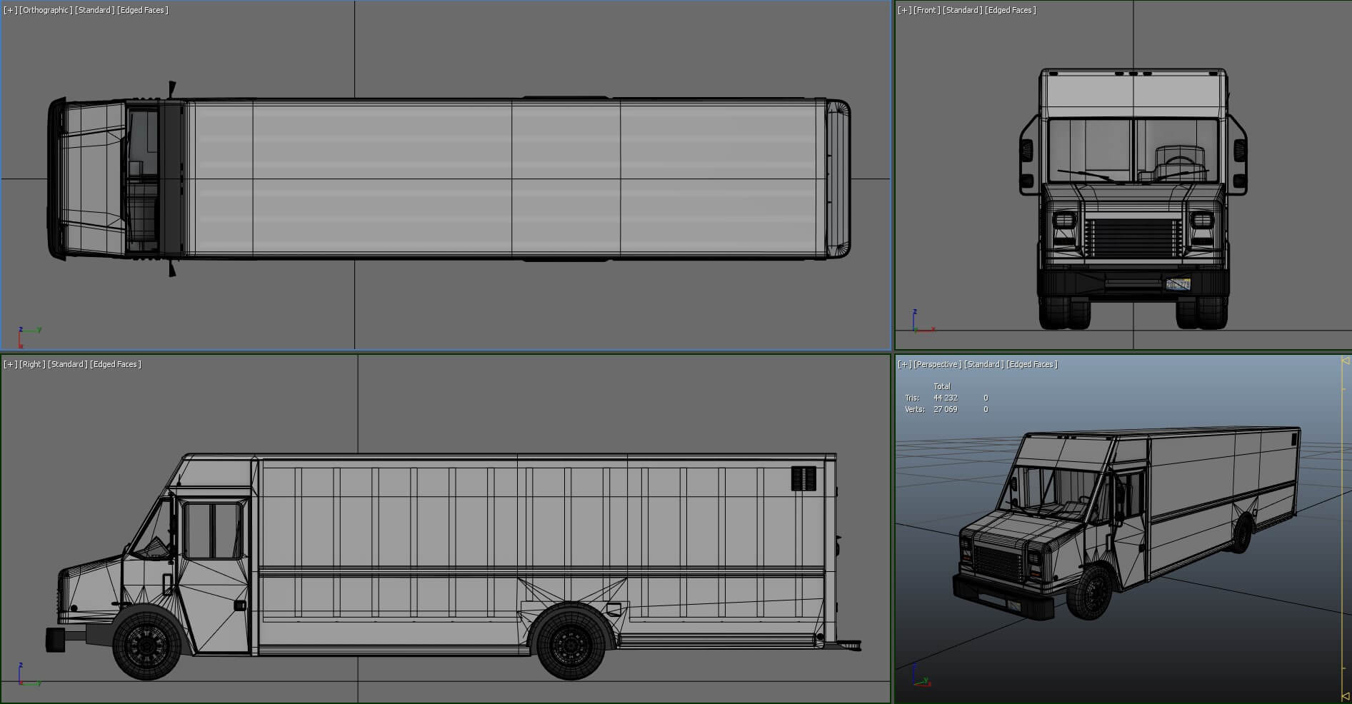 Freightliner P1200 Step Van - 3D Model by Veaceslav Condraciuc