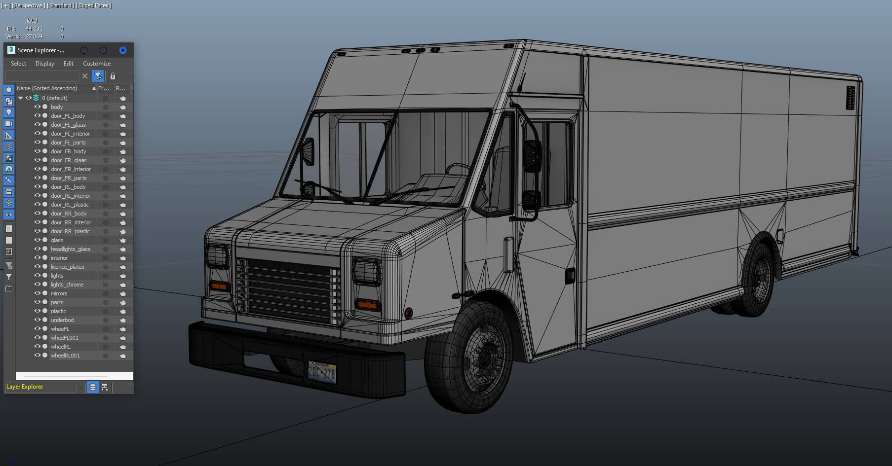 Freightliner P1200 Step Van - 3D Model by Veaceslav Condraciuc