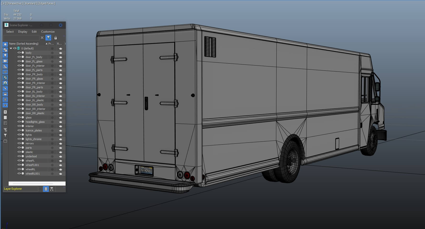 Freightliner P1200 Step Van - 3D Model by Veaceslav Condraciuc