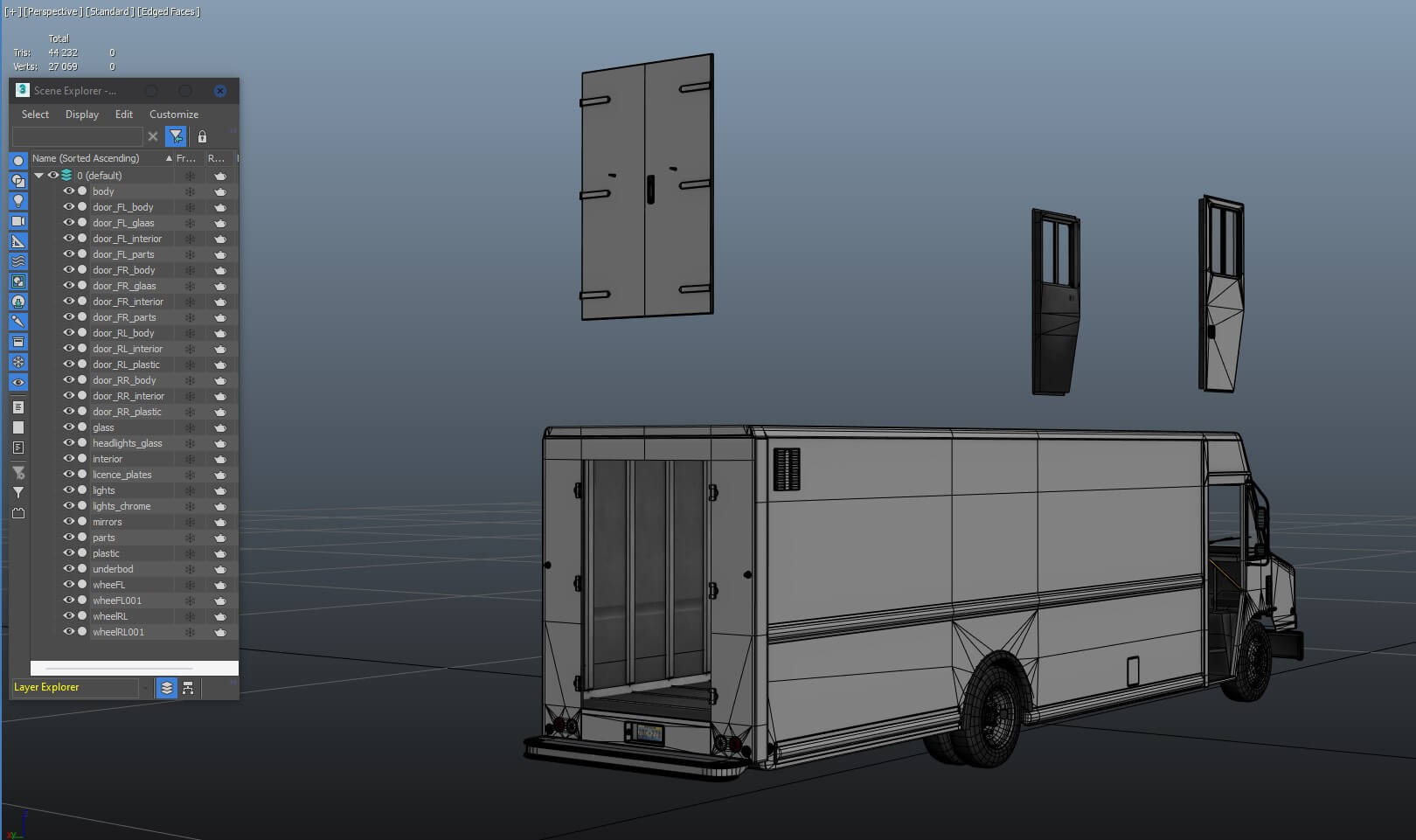 Freightliner P1200 Step Van - 3D Model by Veaceslav Condraciuc