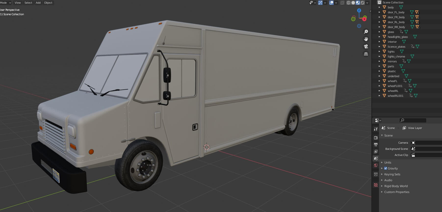Freightliner P1200 Step Van - 3D Model by Veaceslav Condraciuc