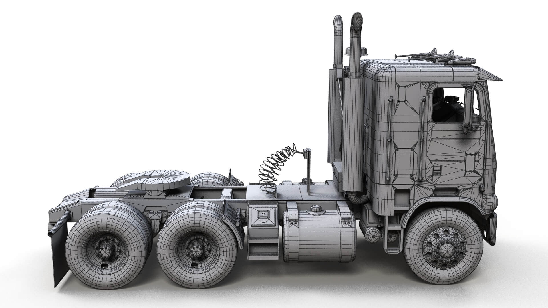 Freightliner Powerliner Semitrucks by Veaceslav Condraciuc