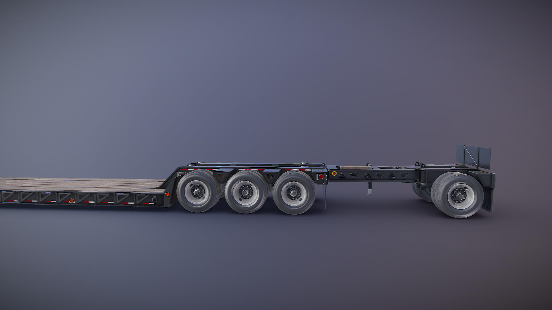 Freightliner Powerliner Semitruck Lowboy - 3D Model by Veaceslav Condraciuc