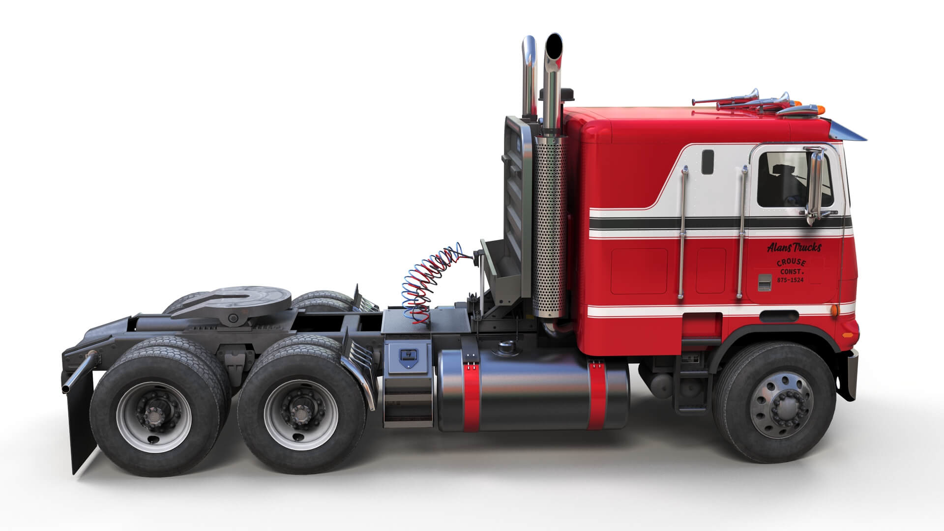 Freightliner Powerliner Semitrucks by Veaceslav Condraciuc