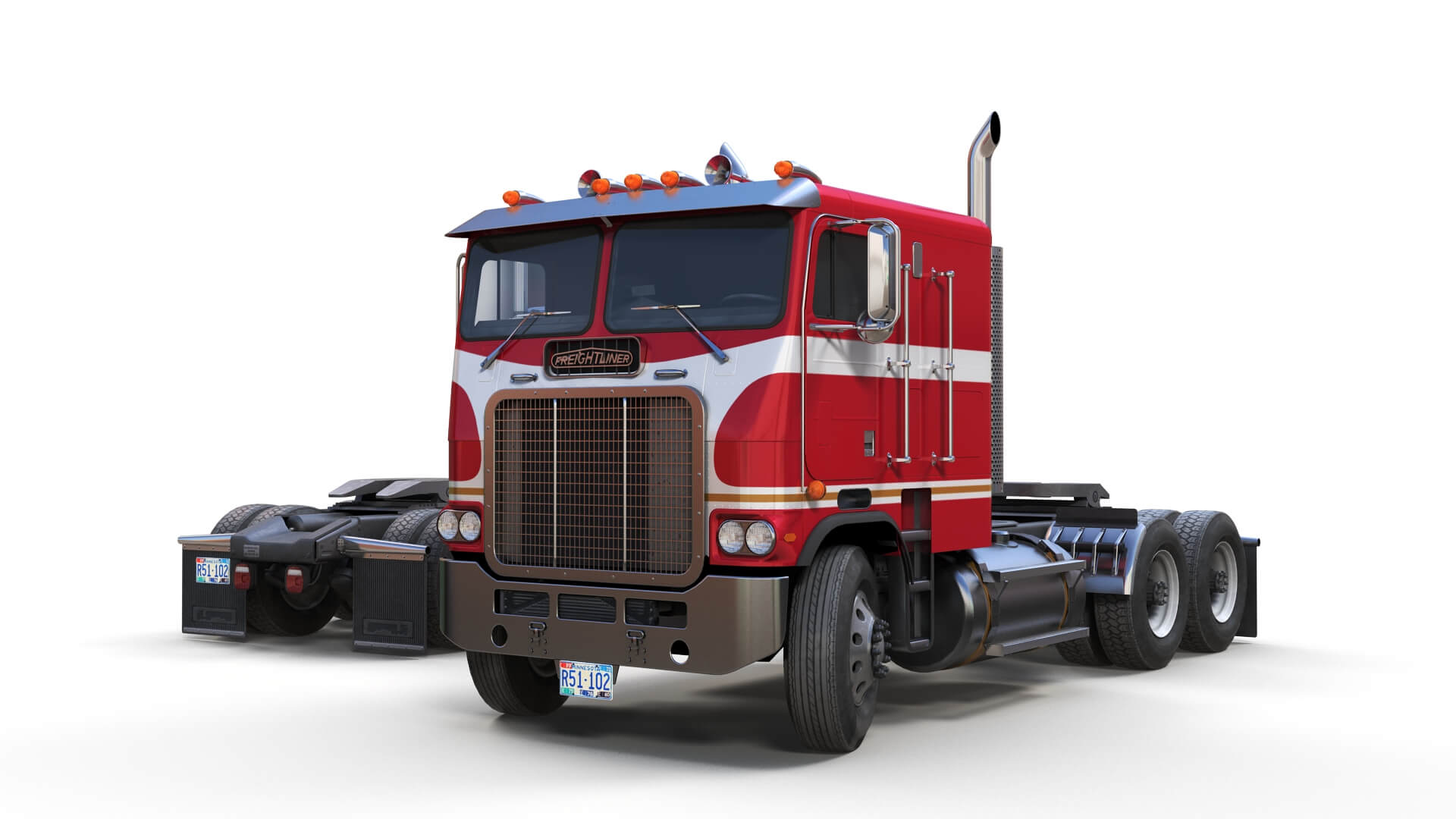 Freightliner Powerliner Semitrucks by Veaceslav Condraciuc