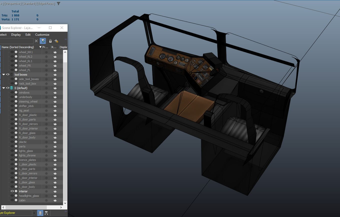 Freightliner Powerliner Semitruck - 3D Model by Veaceslav Condraciuc