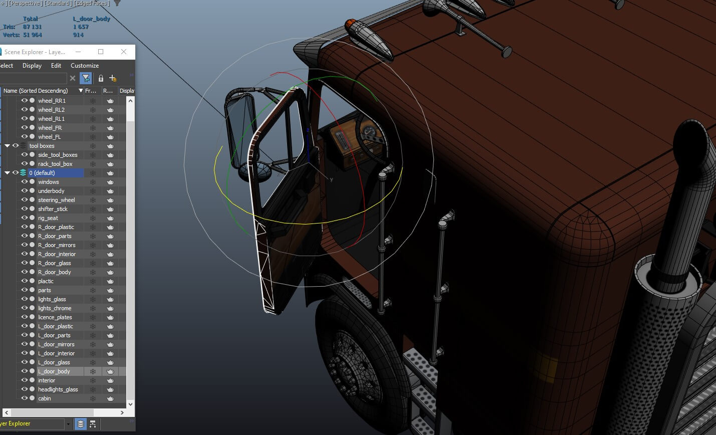 Freightliner Powerliner Semitruck - 3D Model by Veaceslav Condraciuc