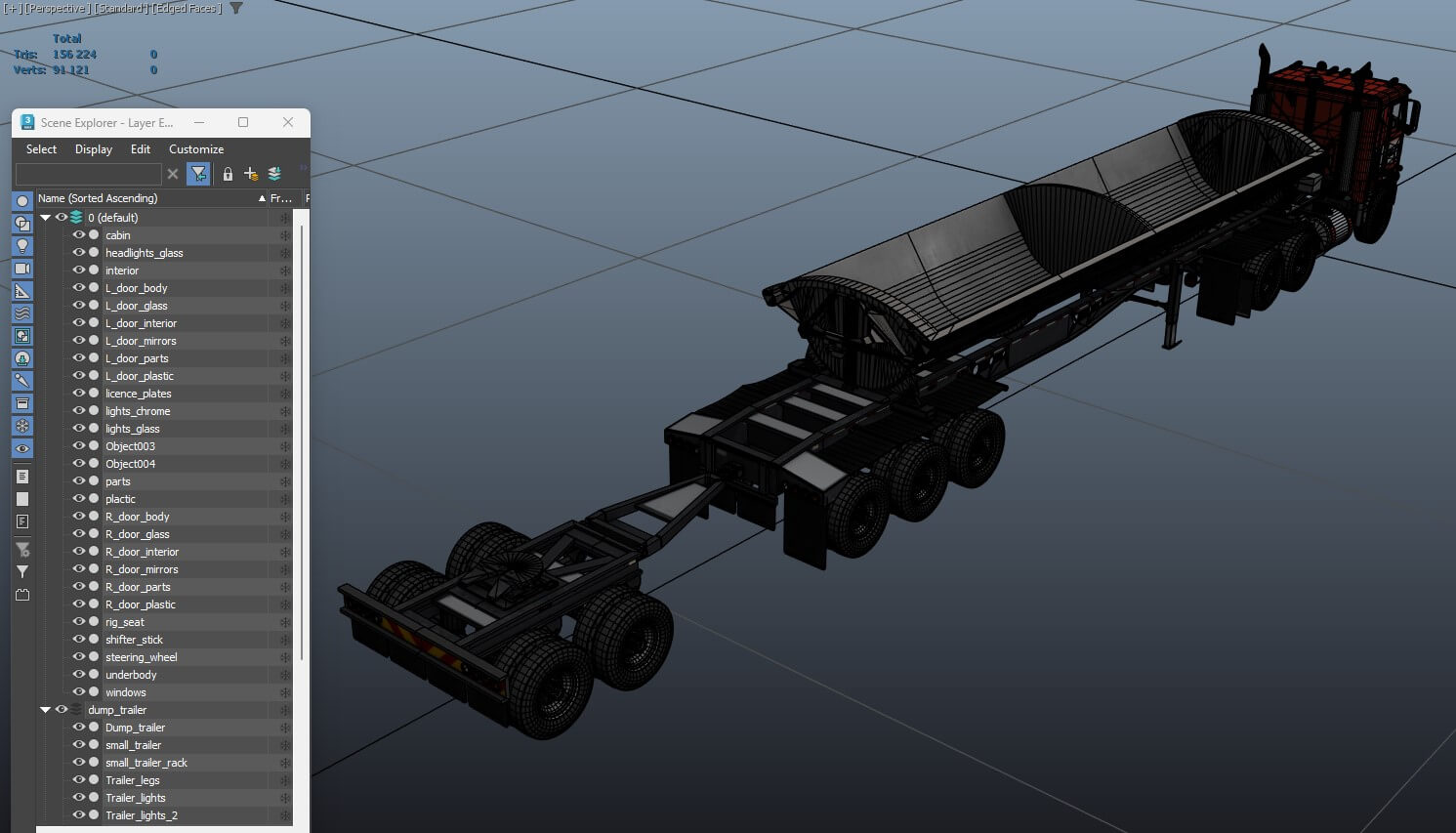 Freightliner Powerliner Side Tipper Road Train - 3D Model by Veaceslav ...