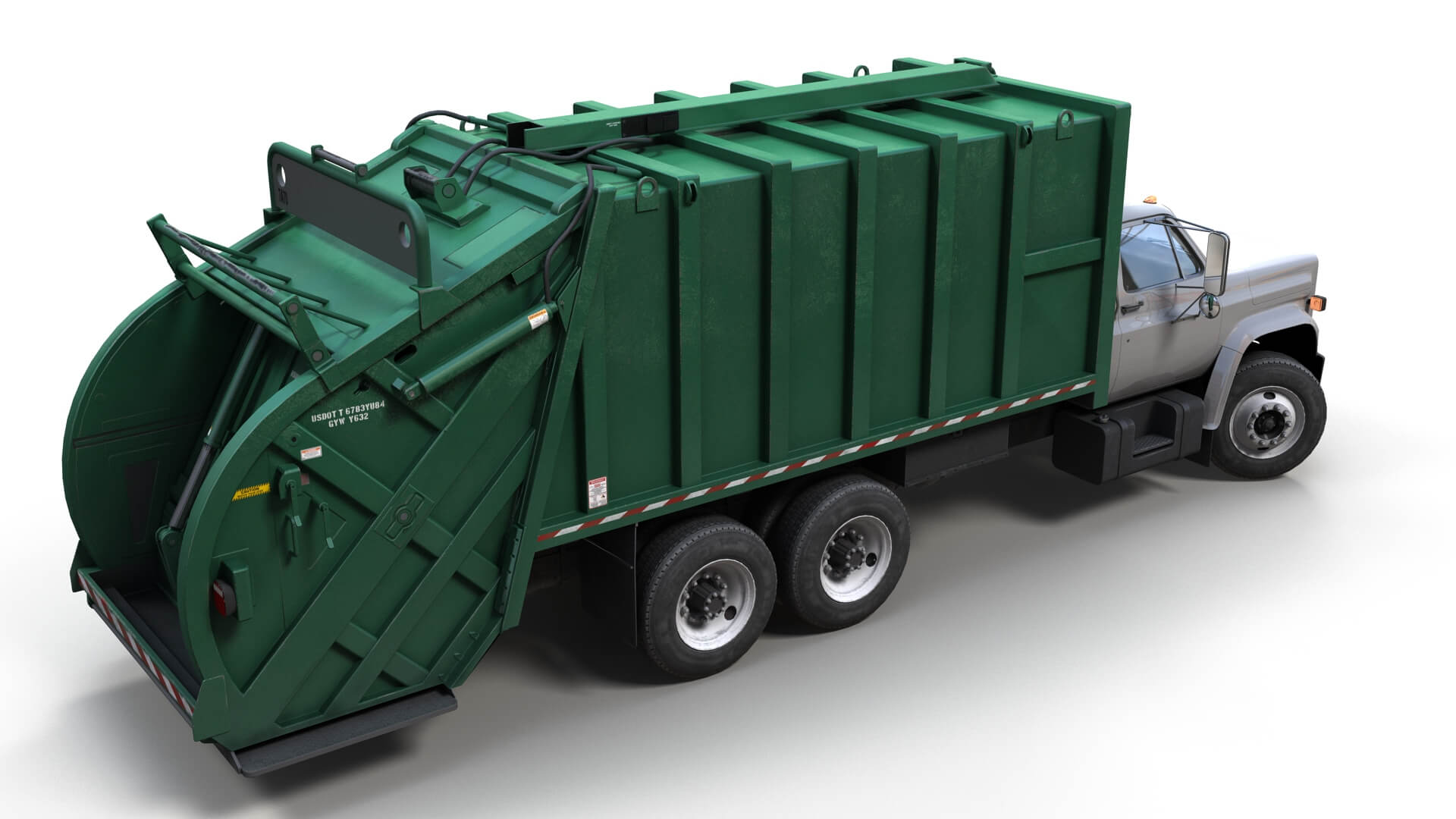Garbage Truck - 3D Model by Veaceslav Condraciuc
