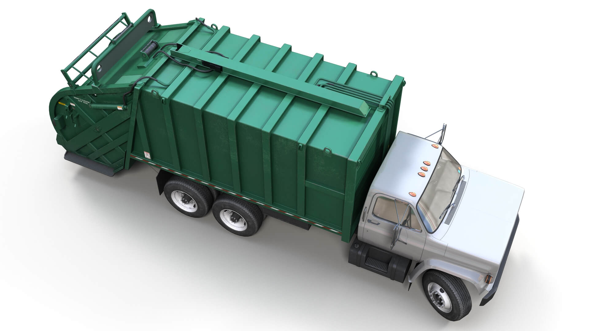 Garbage Truck - 3D Model by Veaceslav Condraciuc