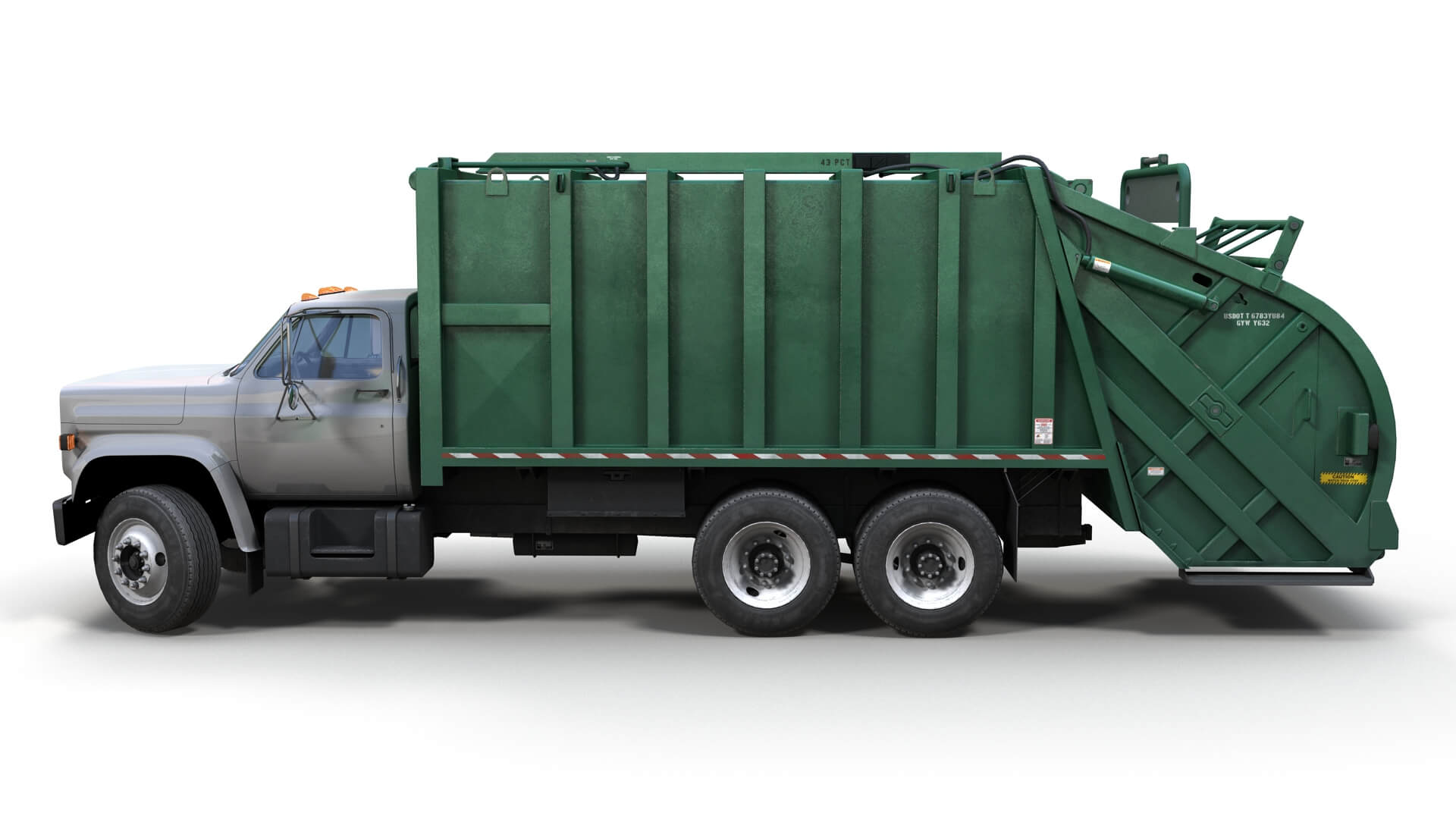 Garbage Truck - 3D Model by Veaceslav Condraciuc
