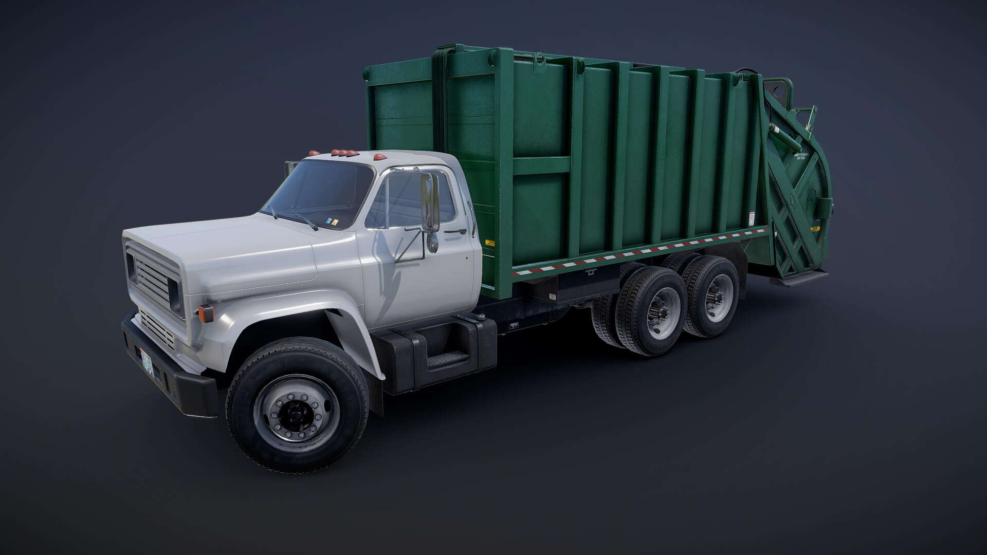 Garbage Truck - 3D Model by Veaceslav Condraciuc