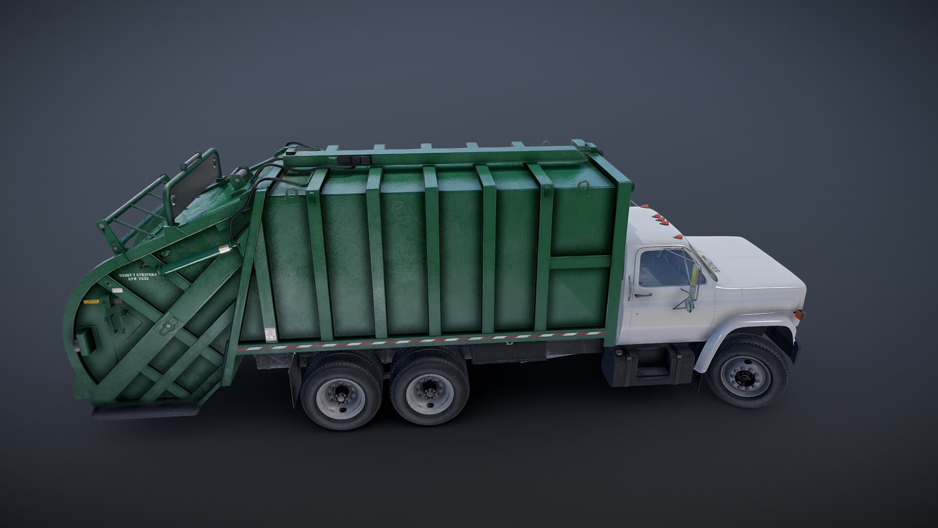 Garbage Truck - 3D Model by Veaceslav Condraciuc