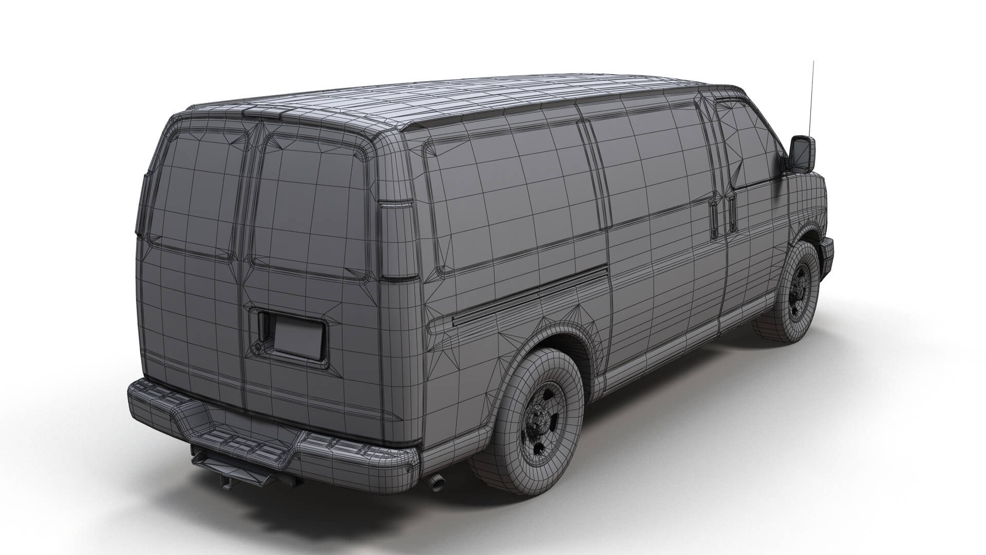 Generic Industrial Van - 3D Model by Veaceslav Condraciuc