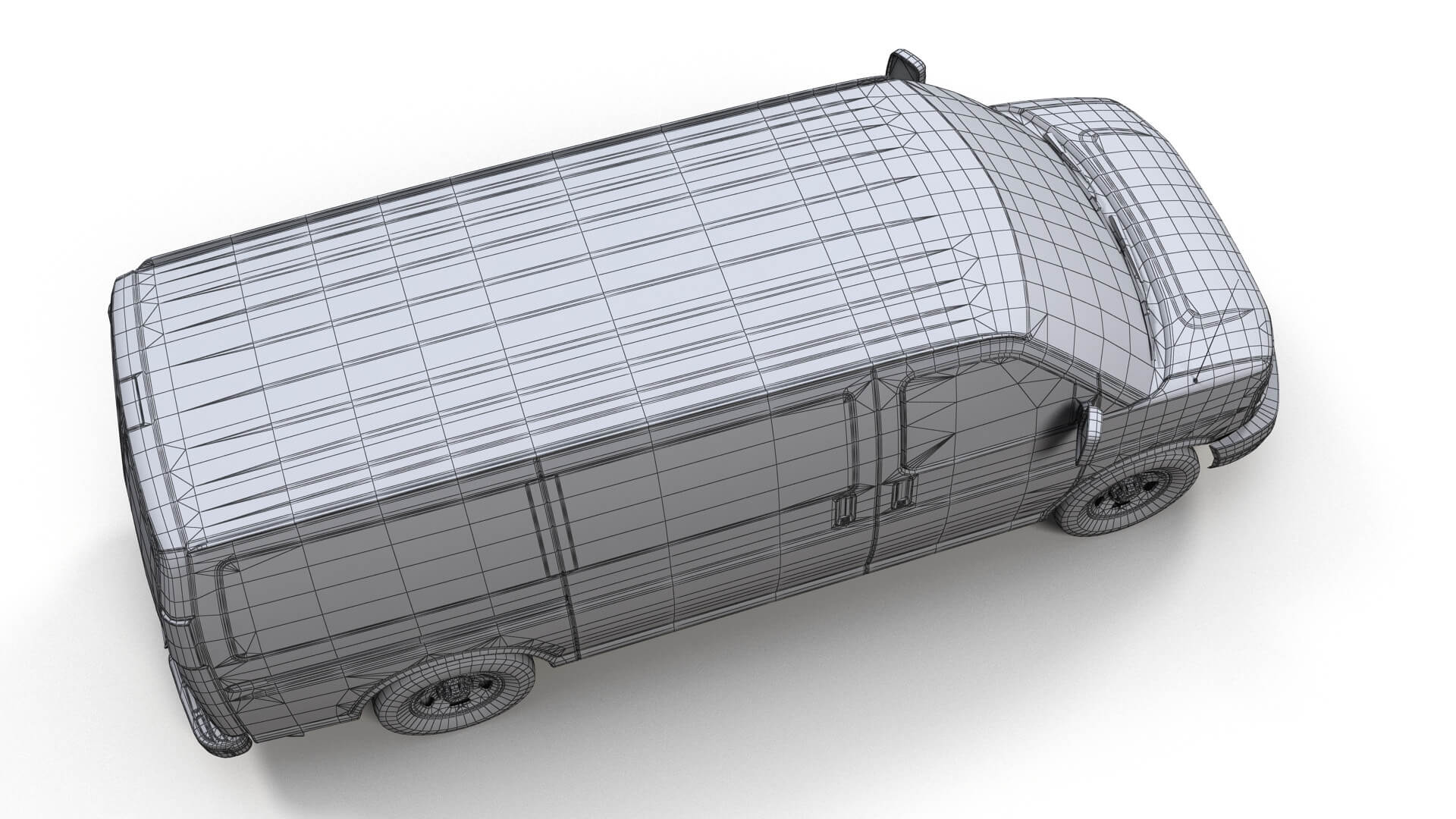 Generic Industrial Van - 3D Model by Veaceslav Condraciuc