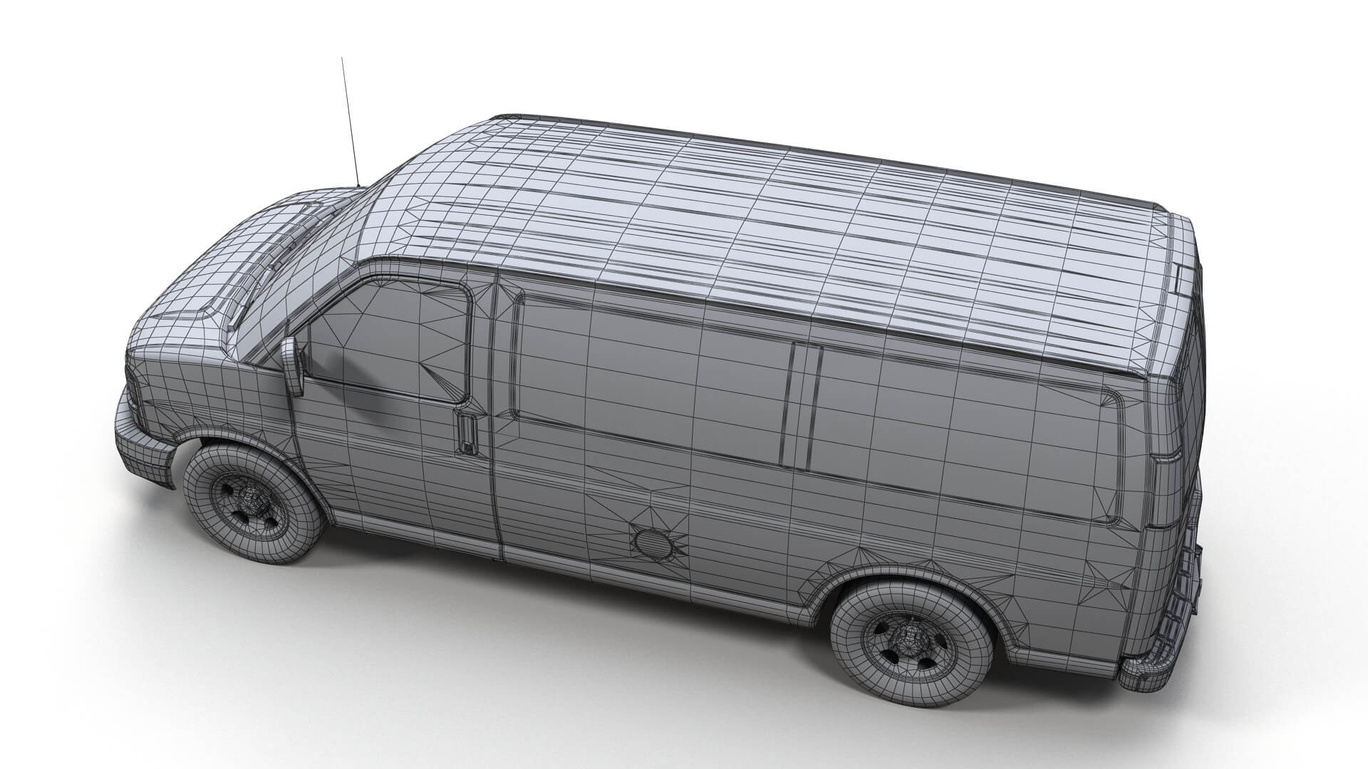 Generic Industrial Van - 3D Model by Veaceslav Condraciuc