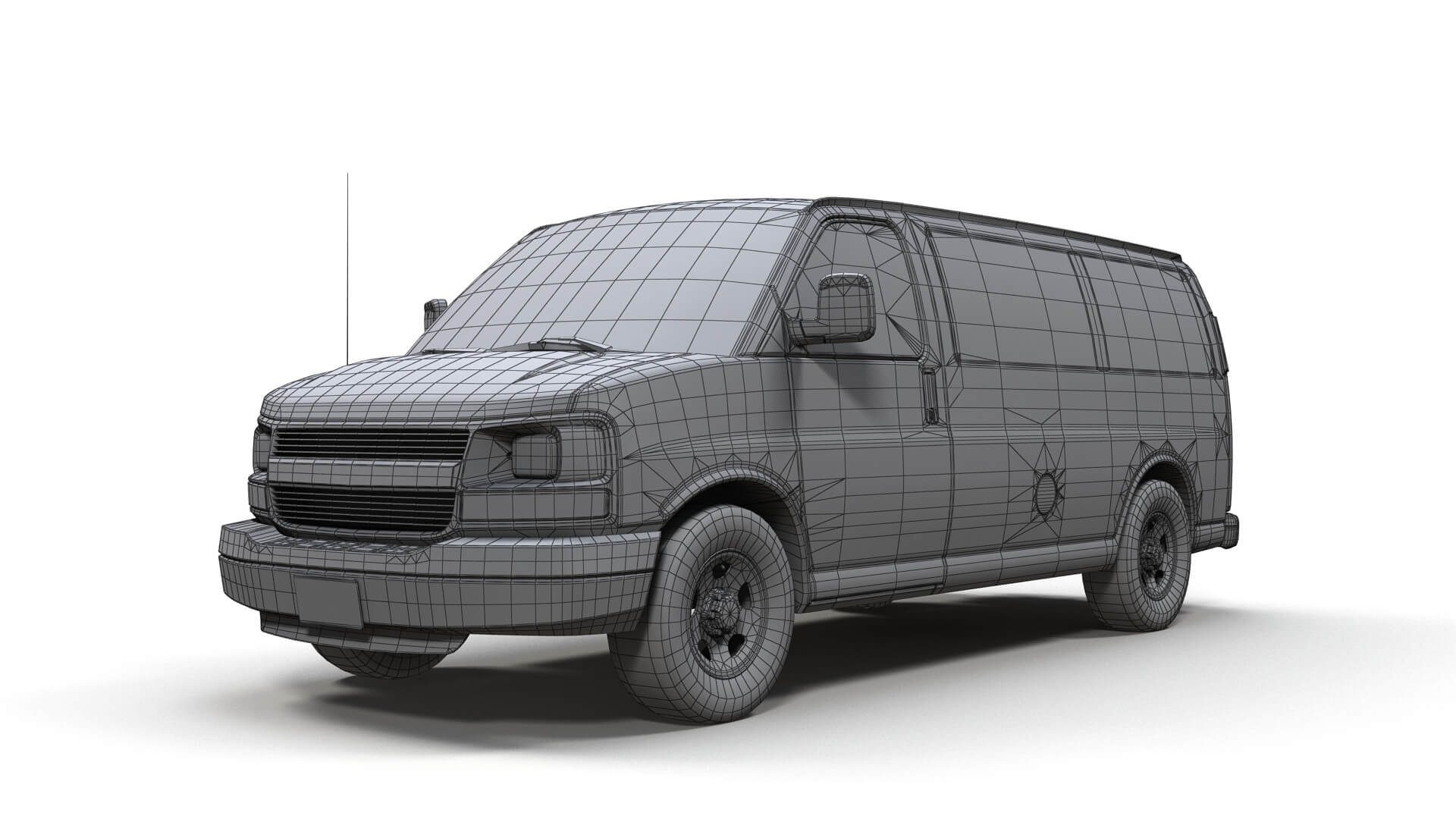 Generic Industrial Van - 3D Model by Veaceslav Condraciuc
