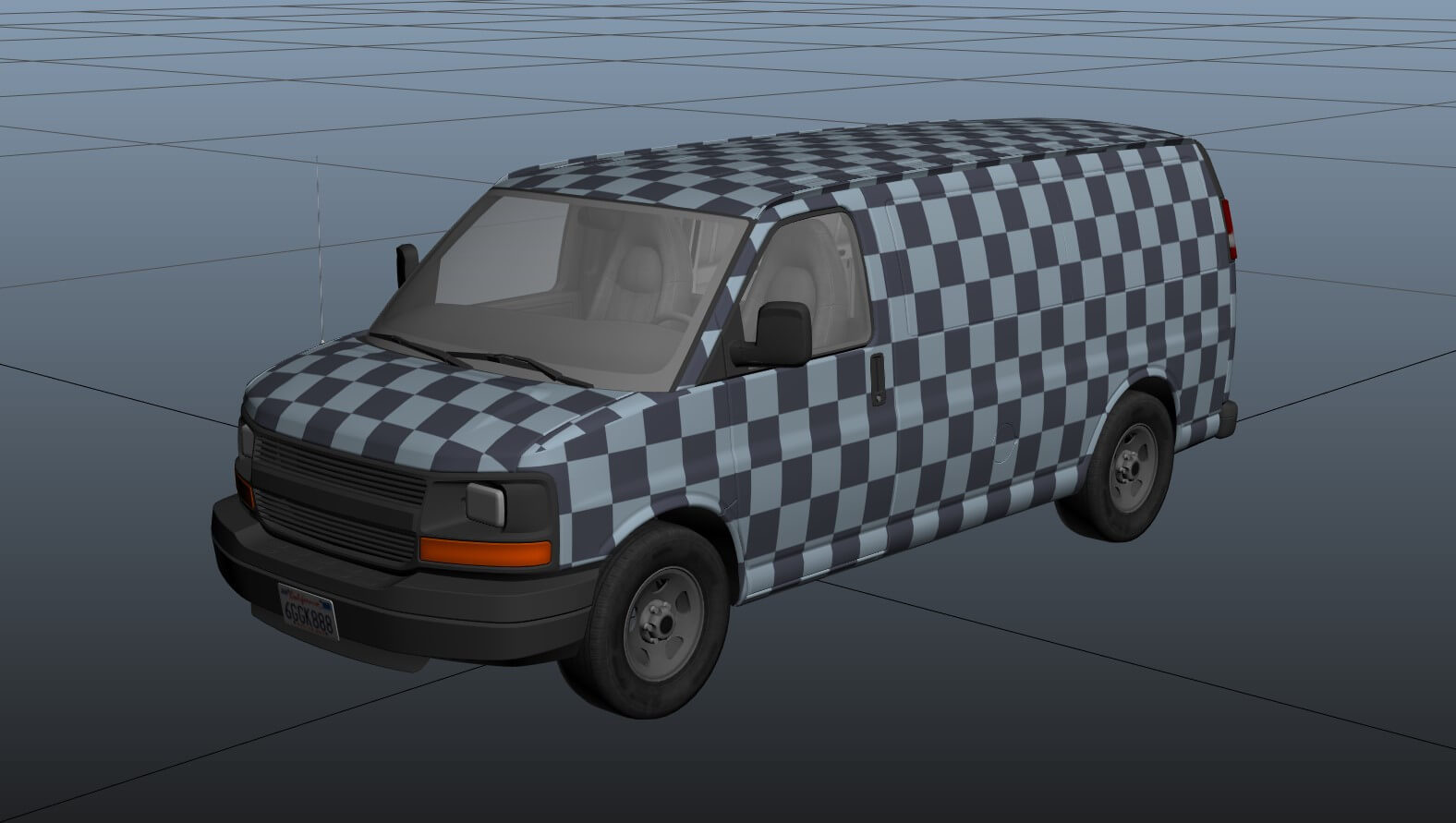 Generic Industrial Van - 3D Model by Veaceslav Condraciuc