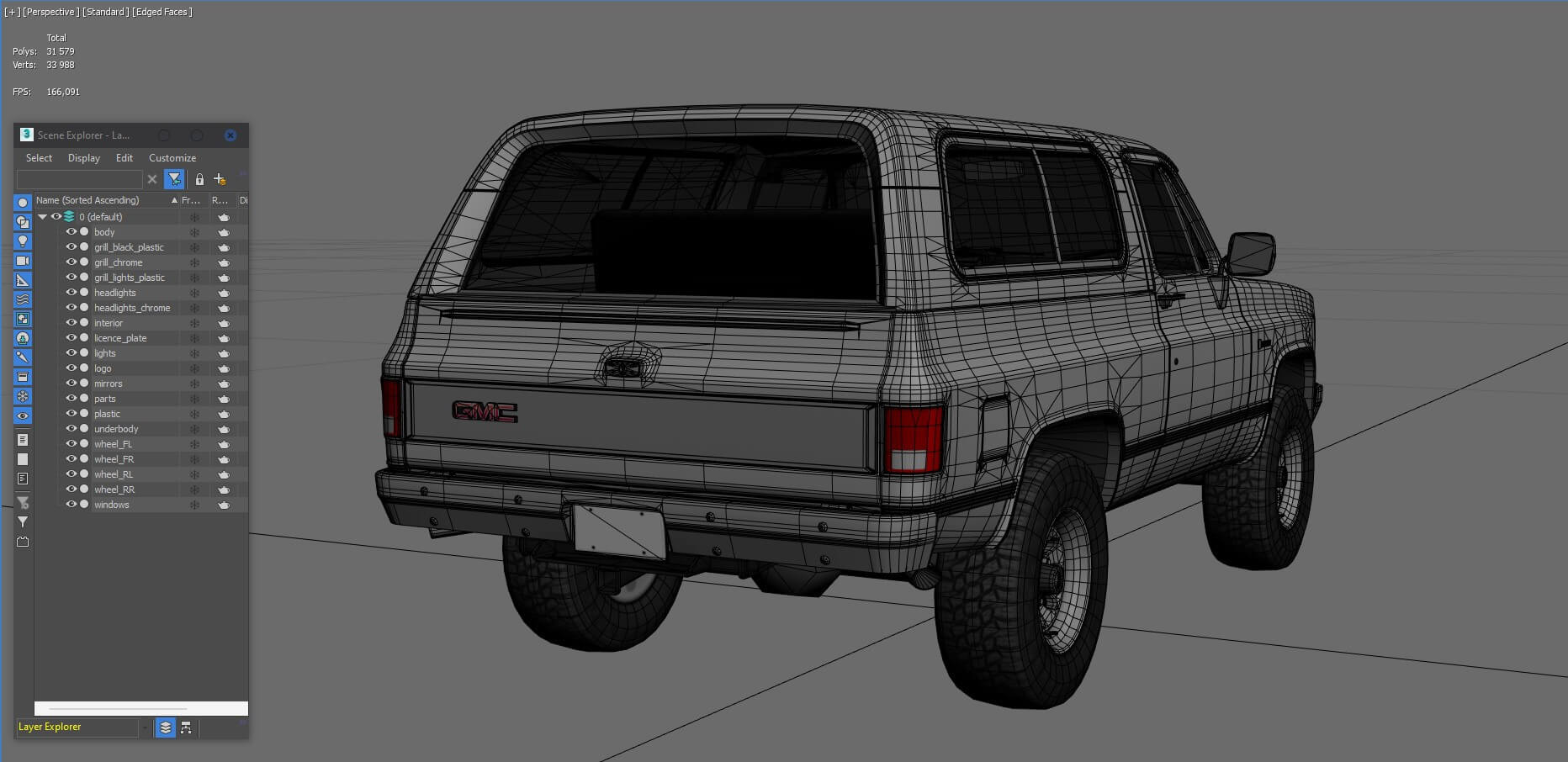 GMC Jimmy 1981 - 3D Model by Veaceslav Condraciuc