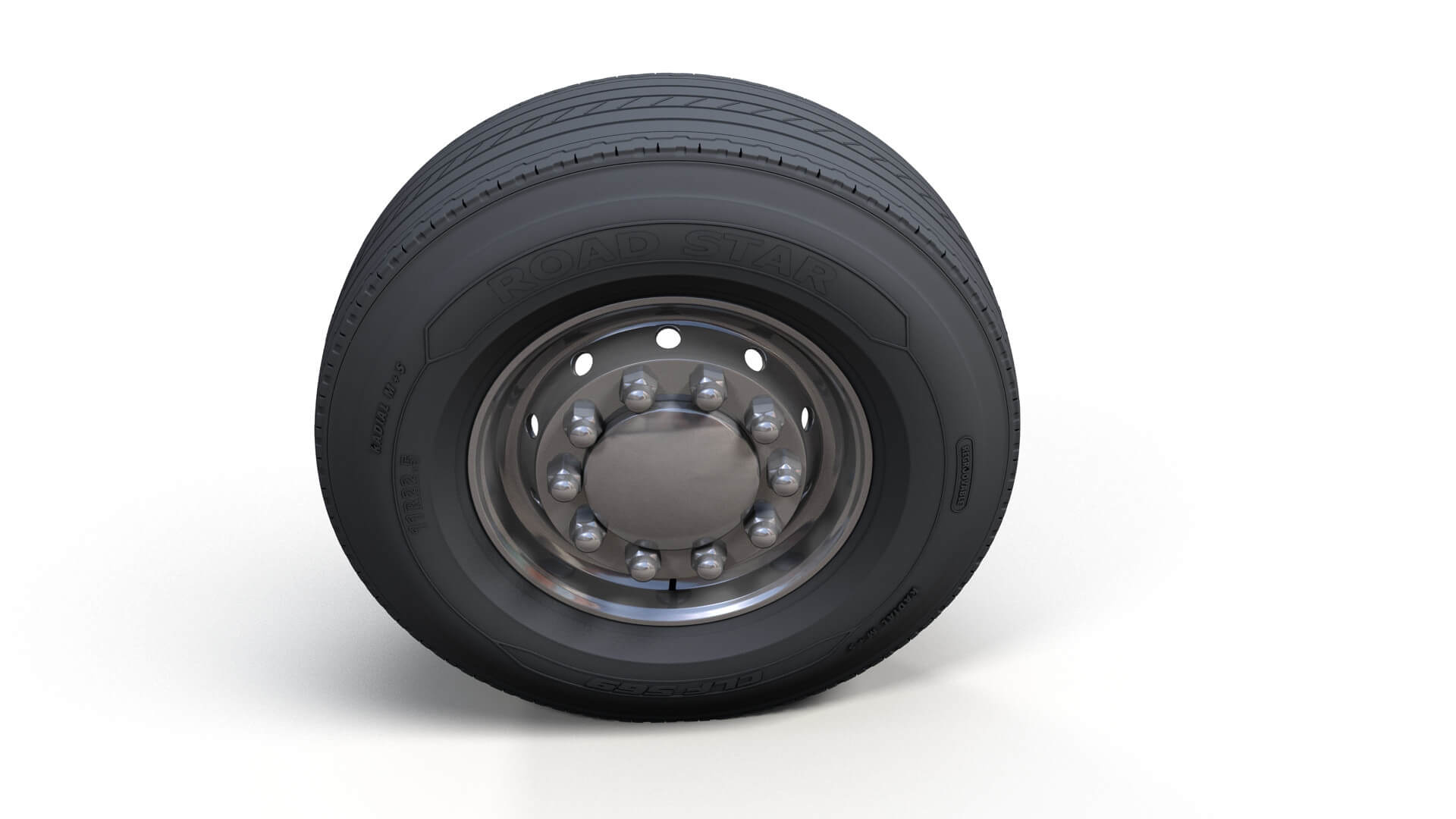 Heavy Truck Wheels - 3D Model by Veaceslav Condraciuc