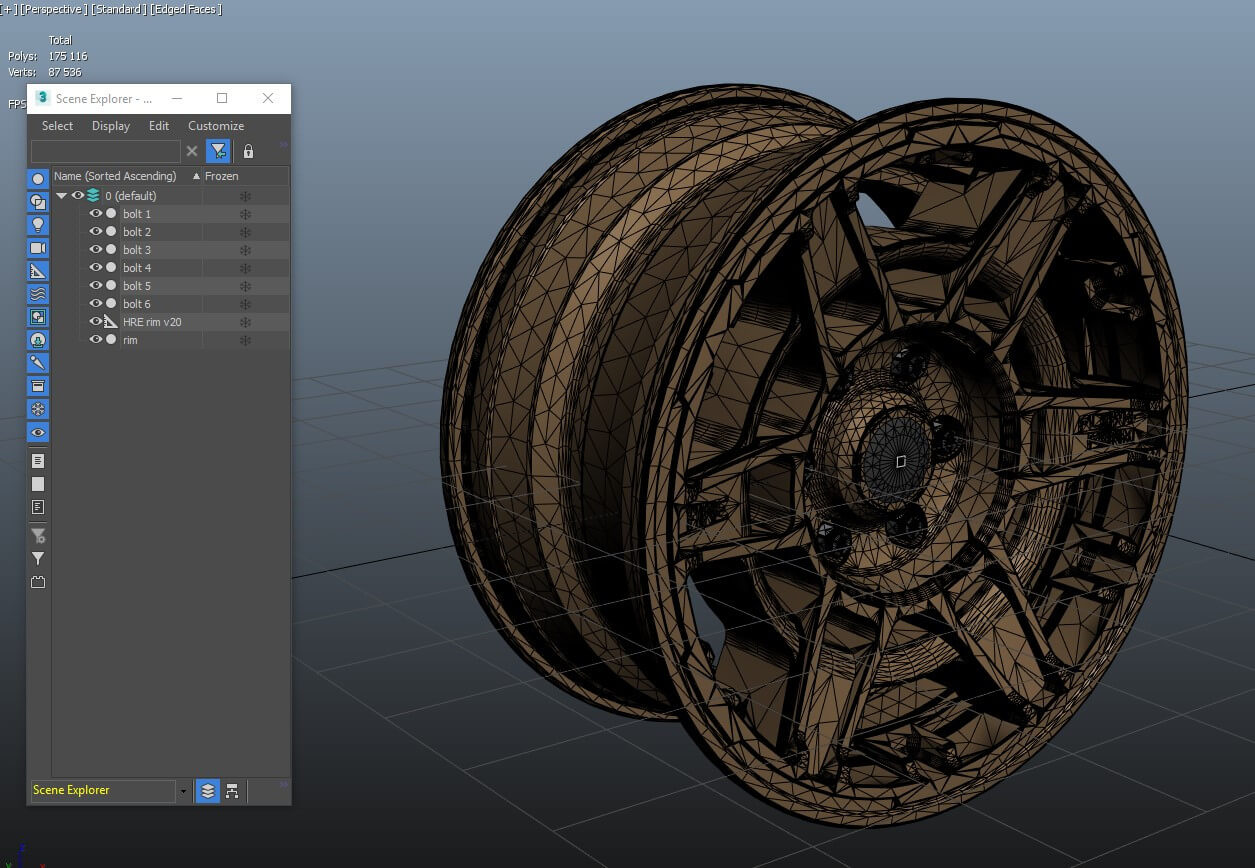 HRE FT1 Rim - 3D Model by Veaceslav Condraciuc