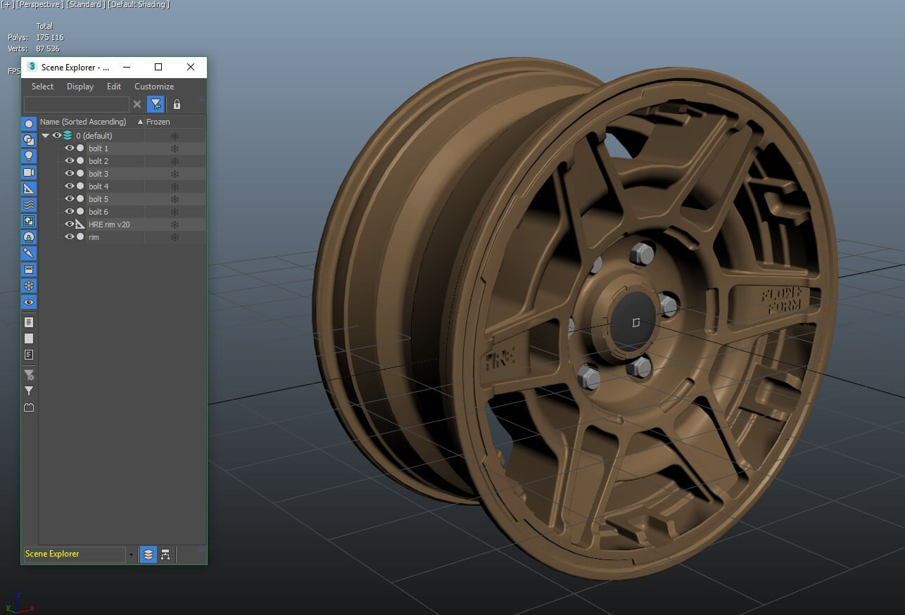 HRE FT1 Rim - 3D Model by Veaceslav Condraciuc