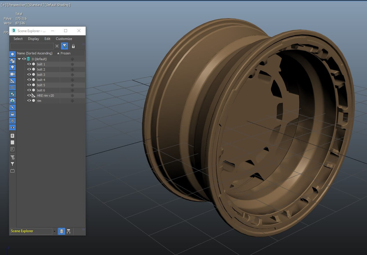 HRE FT1 Rim - 3D Model by Veaceslav Condraciuc
