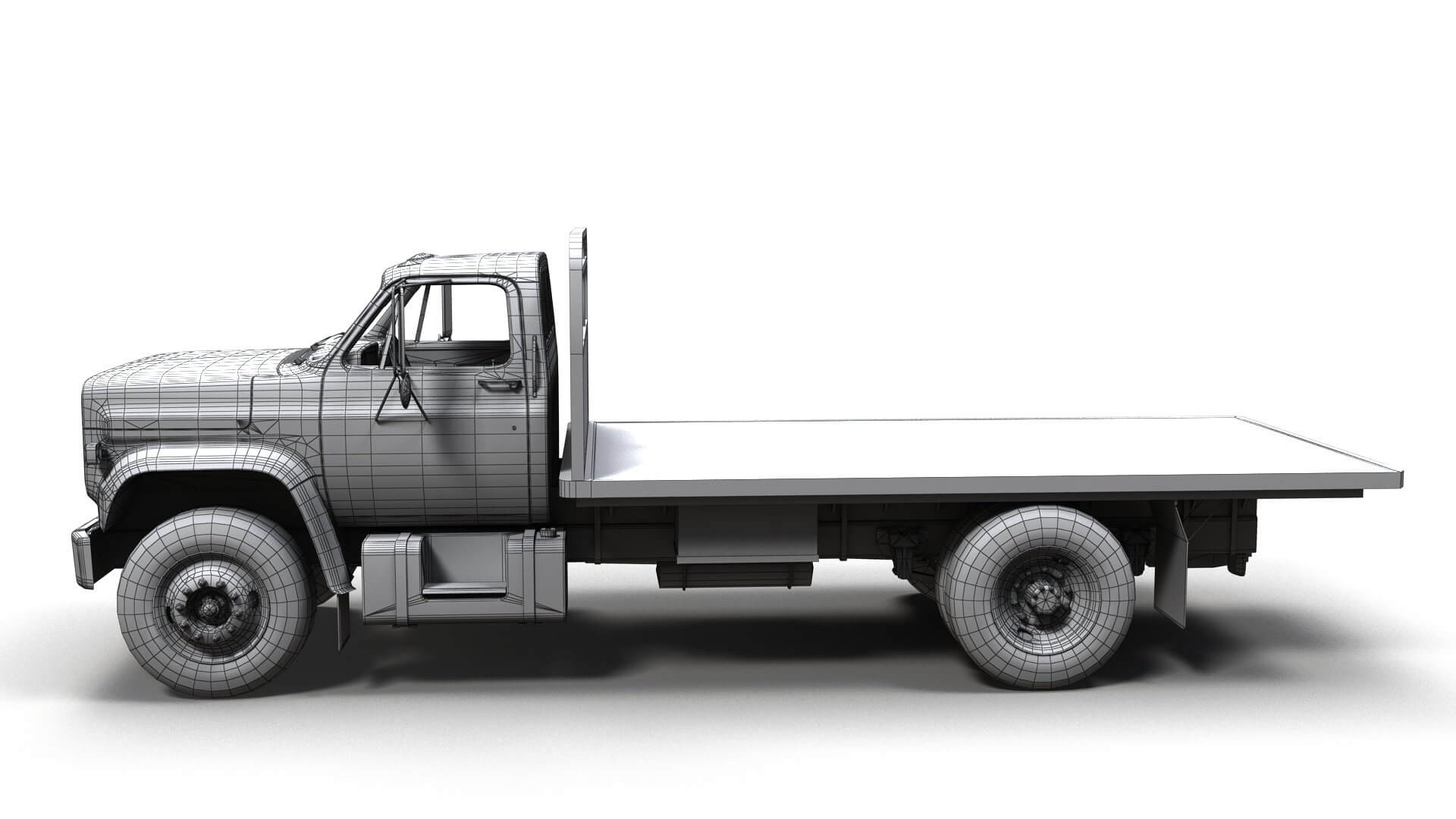 Industrial Flatbed - 3D Model by Veaceslav Condraciuc