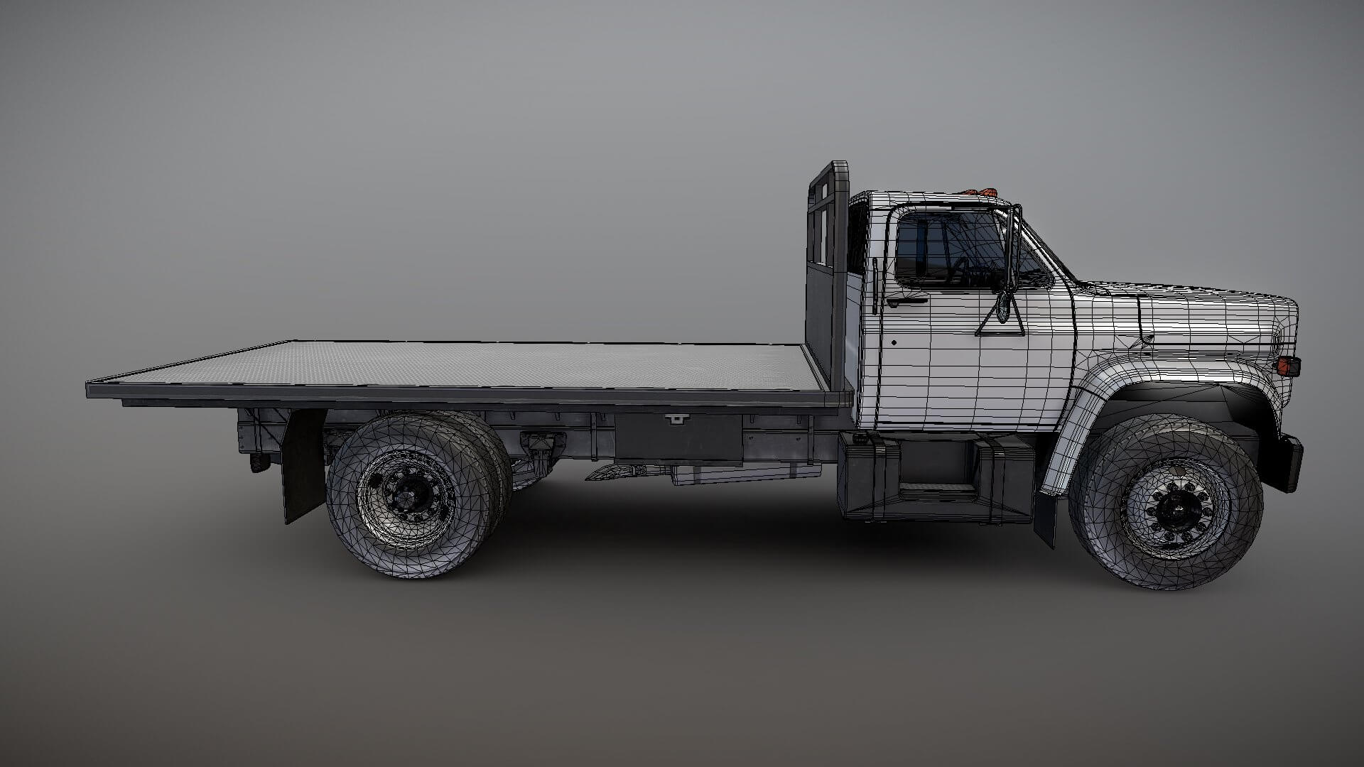 Industrial Flatbed - 3D Model by Veaceslav Condraciuc