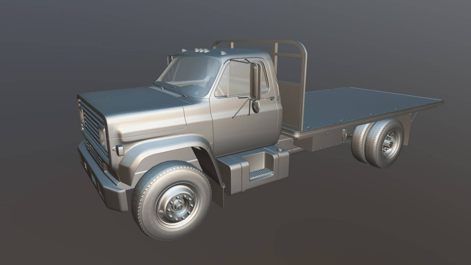 Industrial Flatbed - 3D Model by Veaceslav Condraciuc