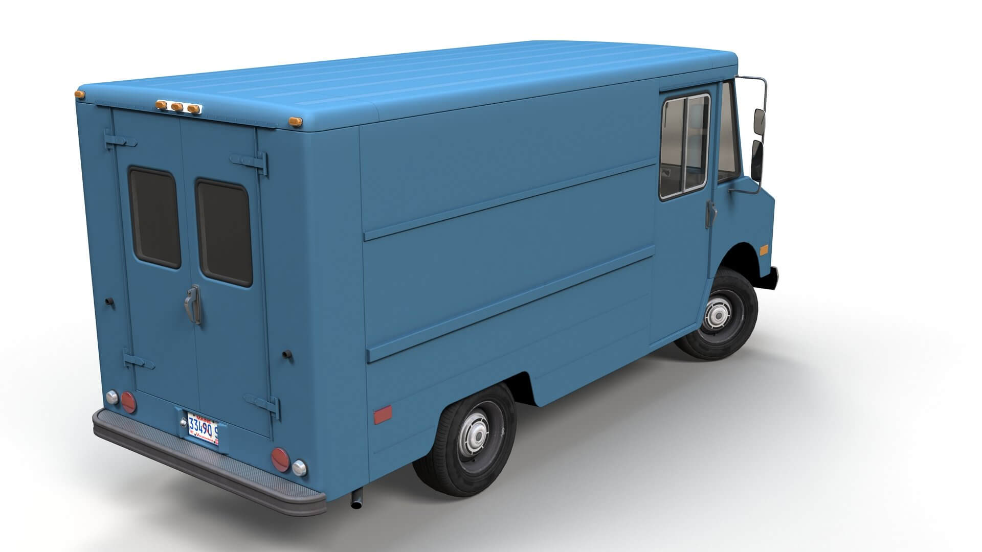 Industrial Step Van - 3D Model by Veaceslav Condraciuc