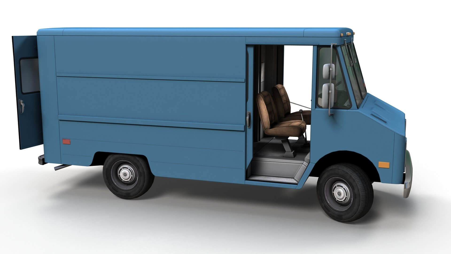 Industrial Step Van - 3D Model by Veaceslav Condraciuc