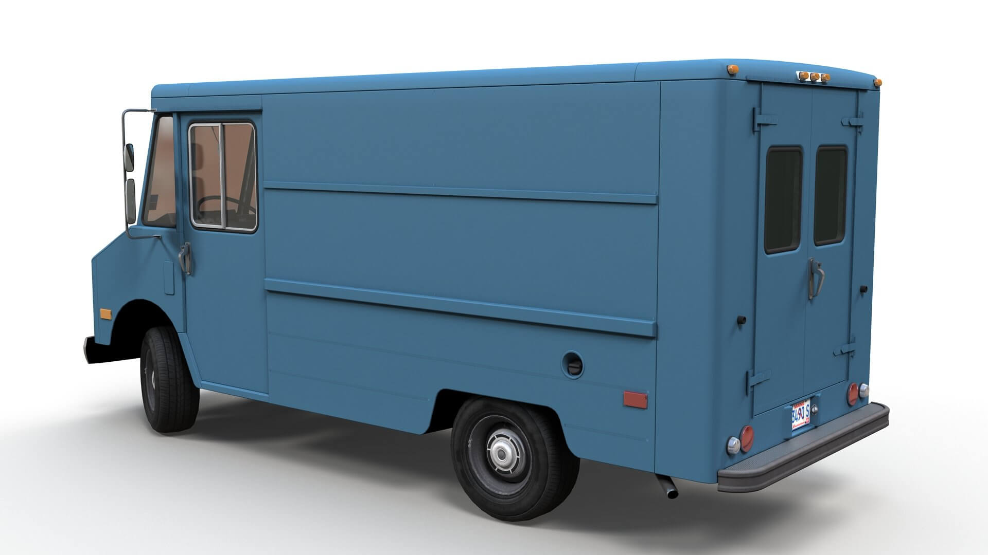 Industrial Step Van - 3D Model by Veaceslav Condraciuc