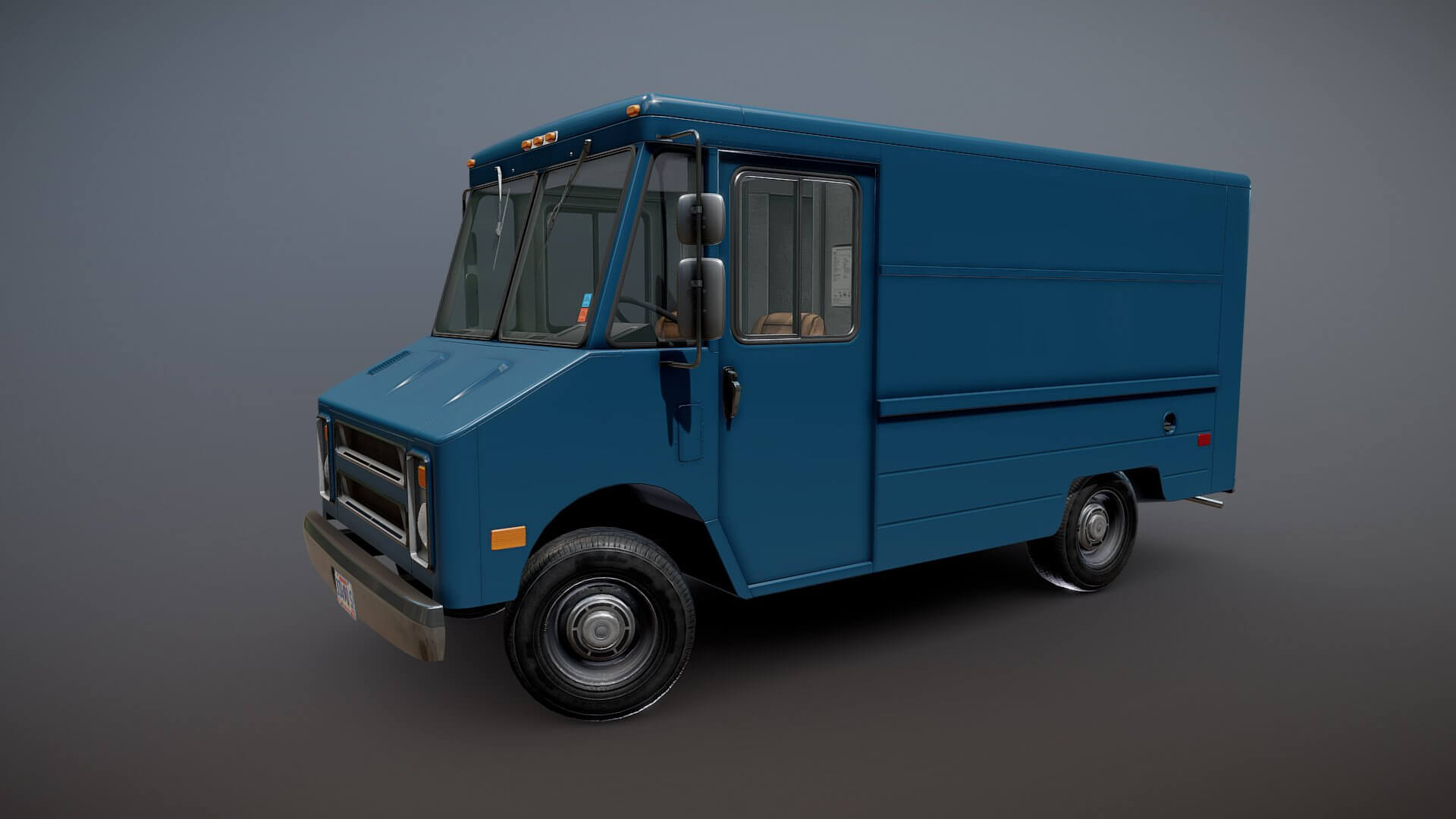 Industrial Step Van - 3D Model by Veaceslav Condraciuc