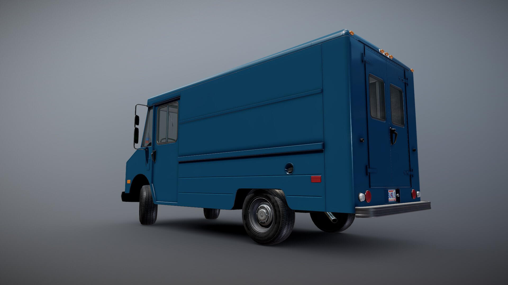 Industrial Step Van - 3D Model by Veaceslav Condraciuc