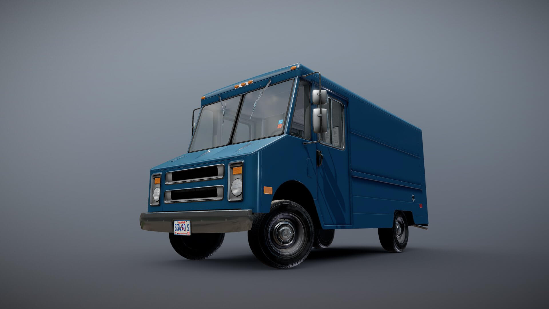 Industrial Step Van - 3D Model by Veaceslav Condraciuc