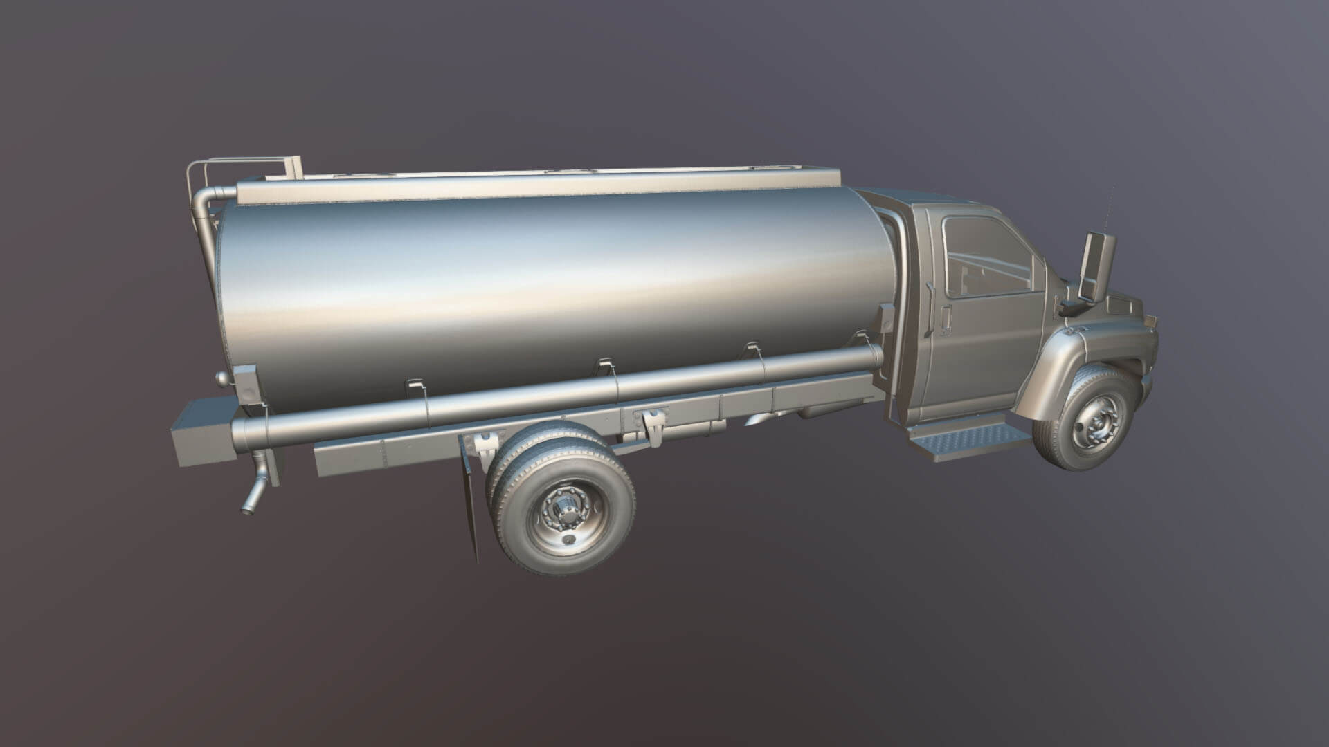 Industrial Tanker Truck - 3D Model by Veaceslav Condraciuc