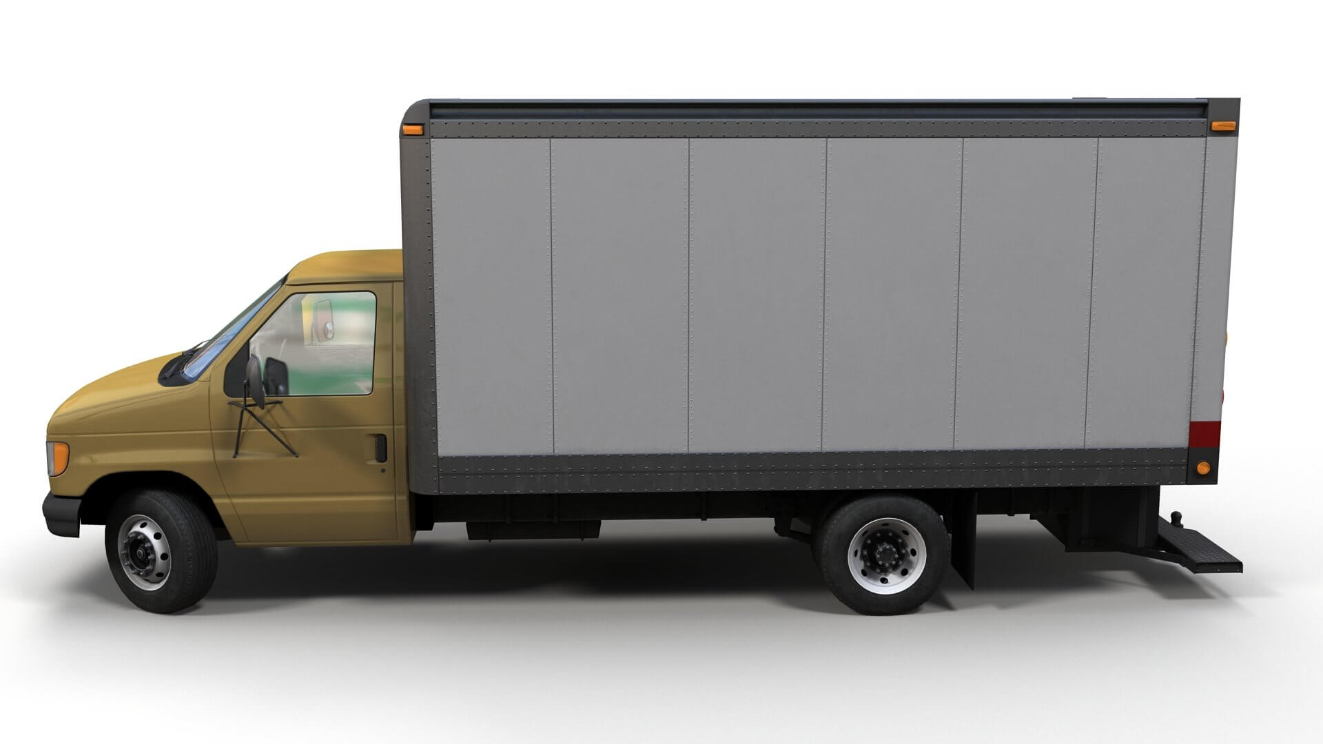 Industrial Van Box Truck - 3D Model by Veaceslav Condraciuc